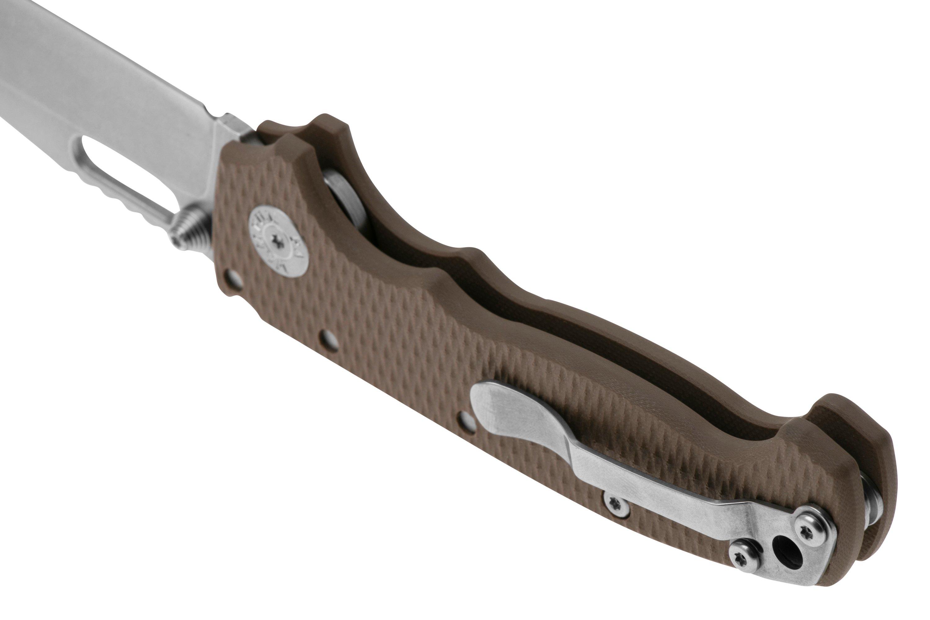 Demko Knives MG AD20S Shark-Lock, CPM 20CV Clip Point MGAD20S-MLD-EARTH ...