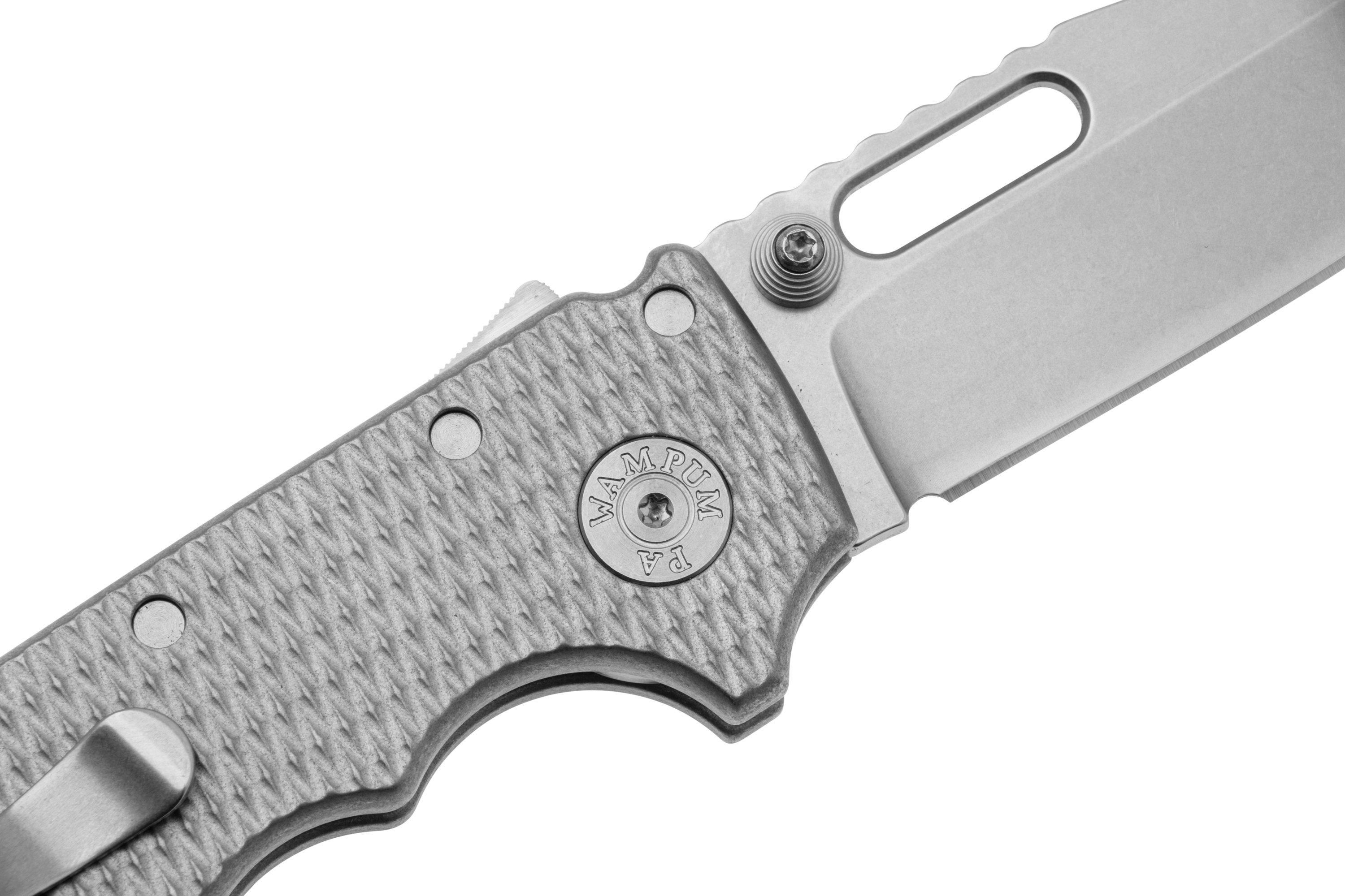 Demko Knives MG AD20S Shark-Lock, CPM 20CV Clip Point MGAD20S-TI-MLD ...