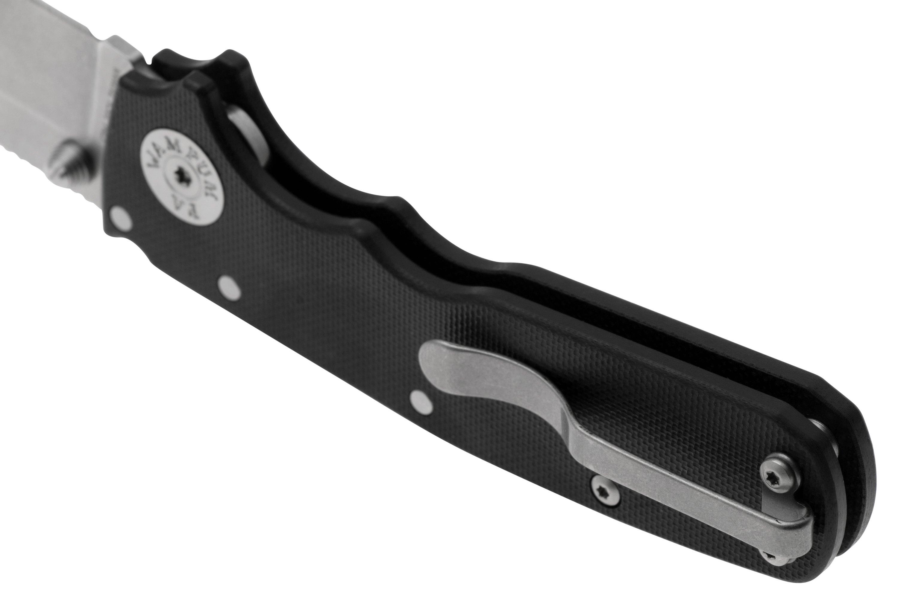 Demko Knives Shark-Cub Shark-Lock Clip Point SC-20CV-BLKG10-CP Black G10, zakmes | Voordelig ...