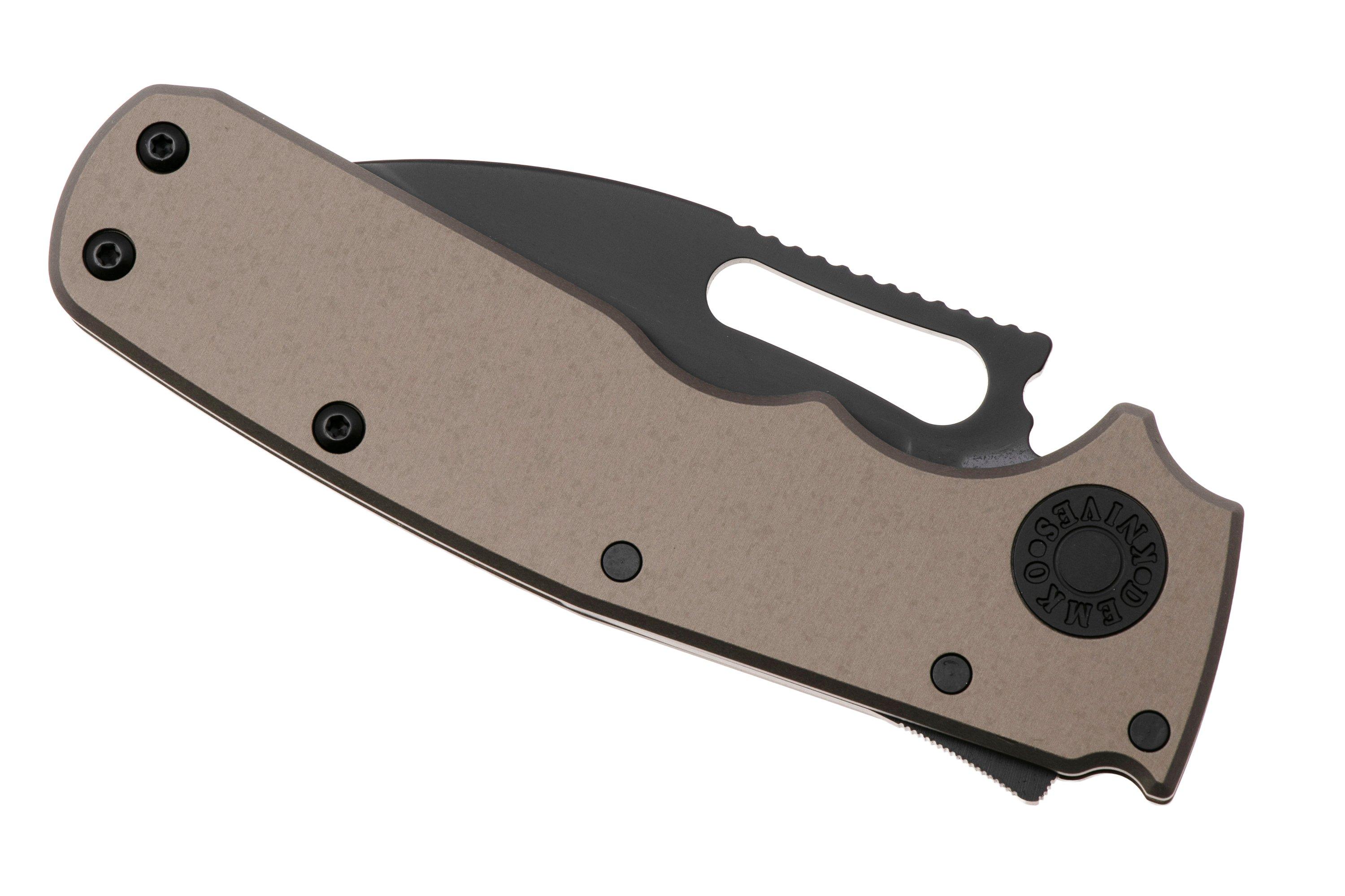 Demko Knives Shark-Cub Shark-Lock Slicer Shark SC-20CV-BLKG10-SS ...