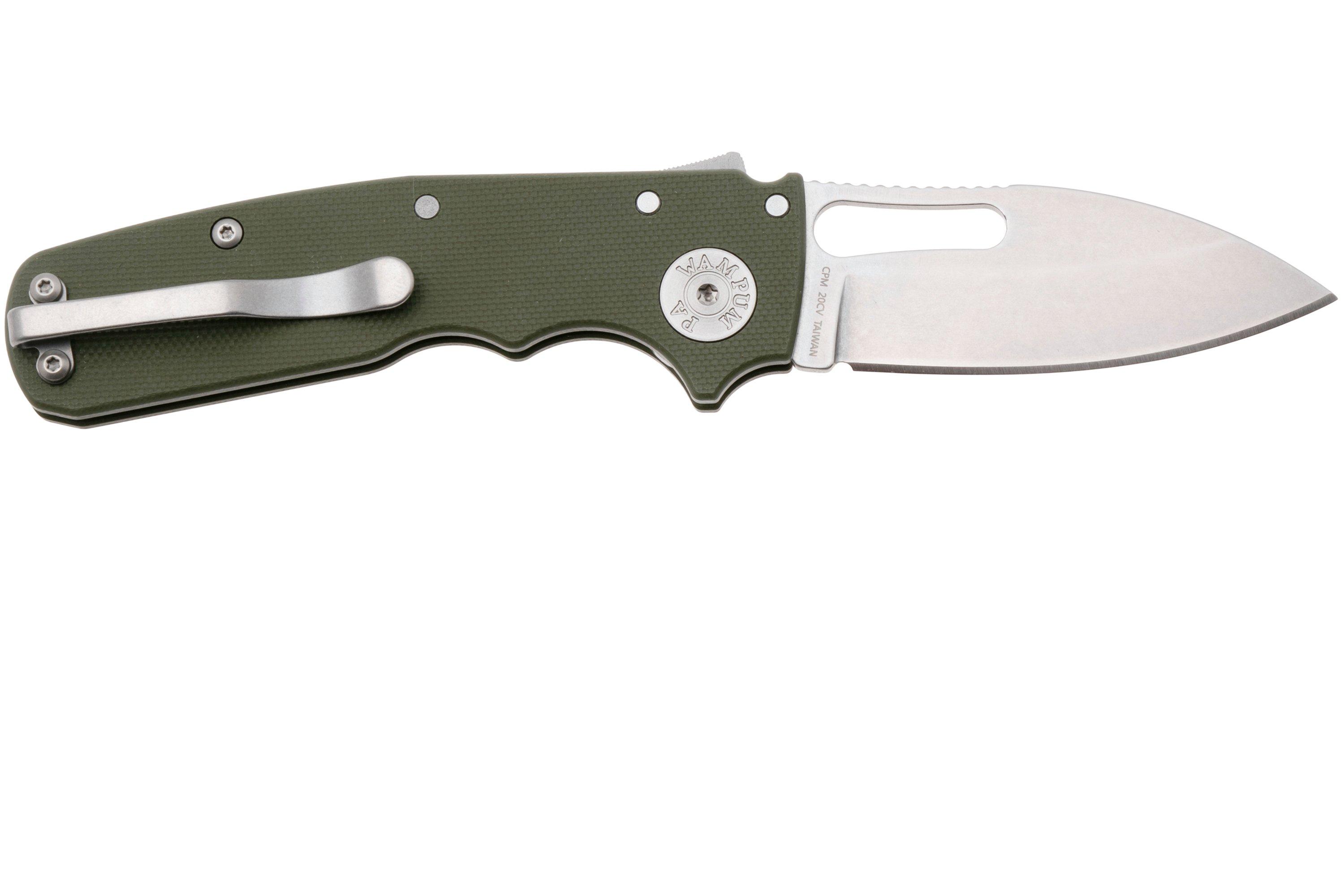 Demko Knives Shark-Cub Shark-Lock Slicer Shark SC-20CV-G10-OD-SS OD ...