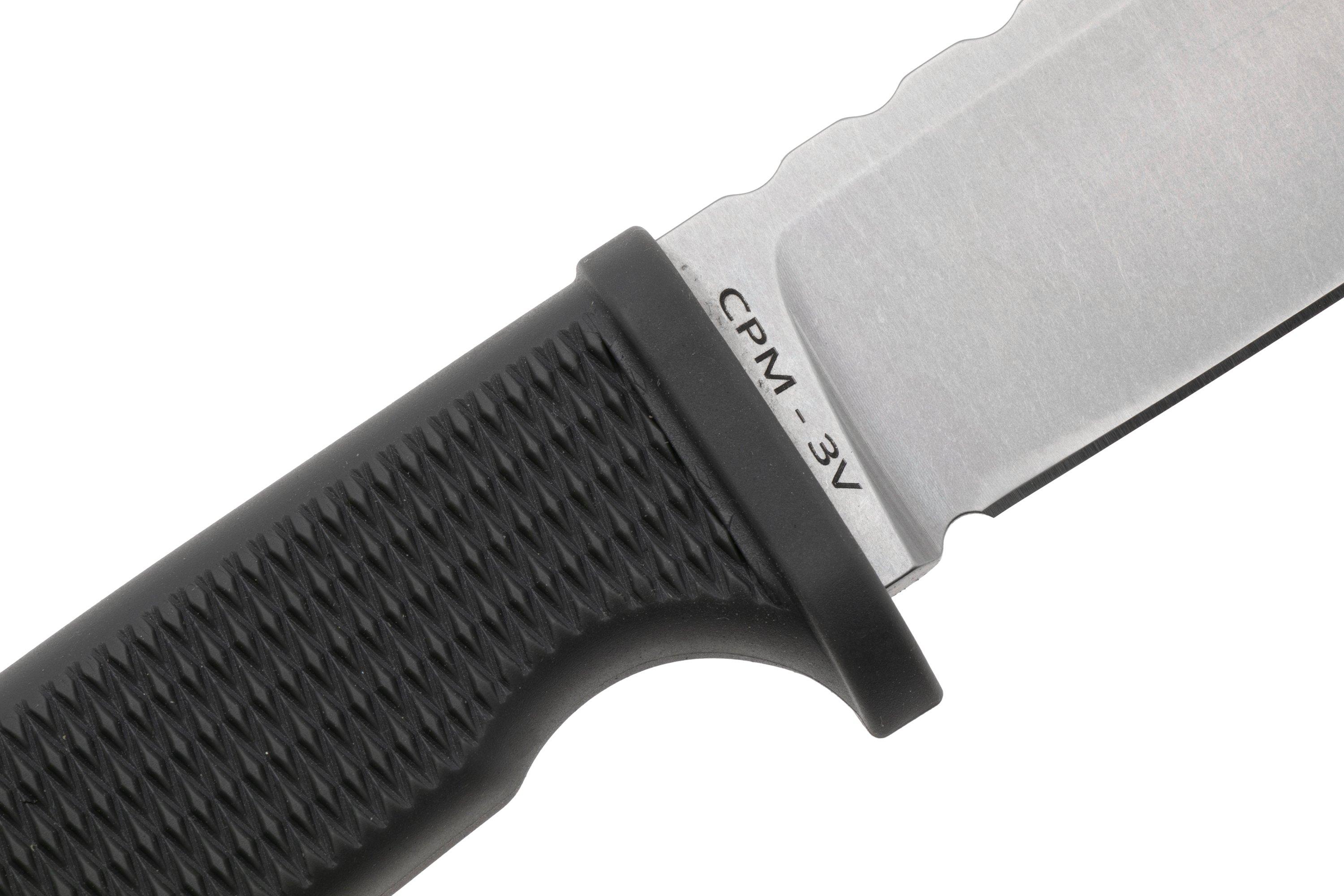 Demko Knives American Made FreeReign, Stonewashed CPM 3V Clip Point, USA-FR-3V-GRY-CLP, Grey ...