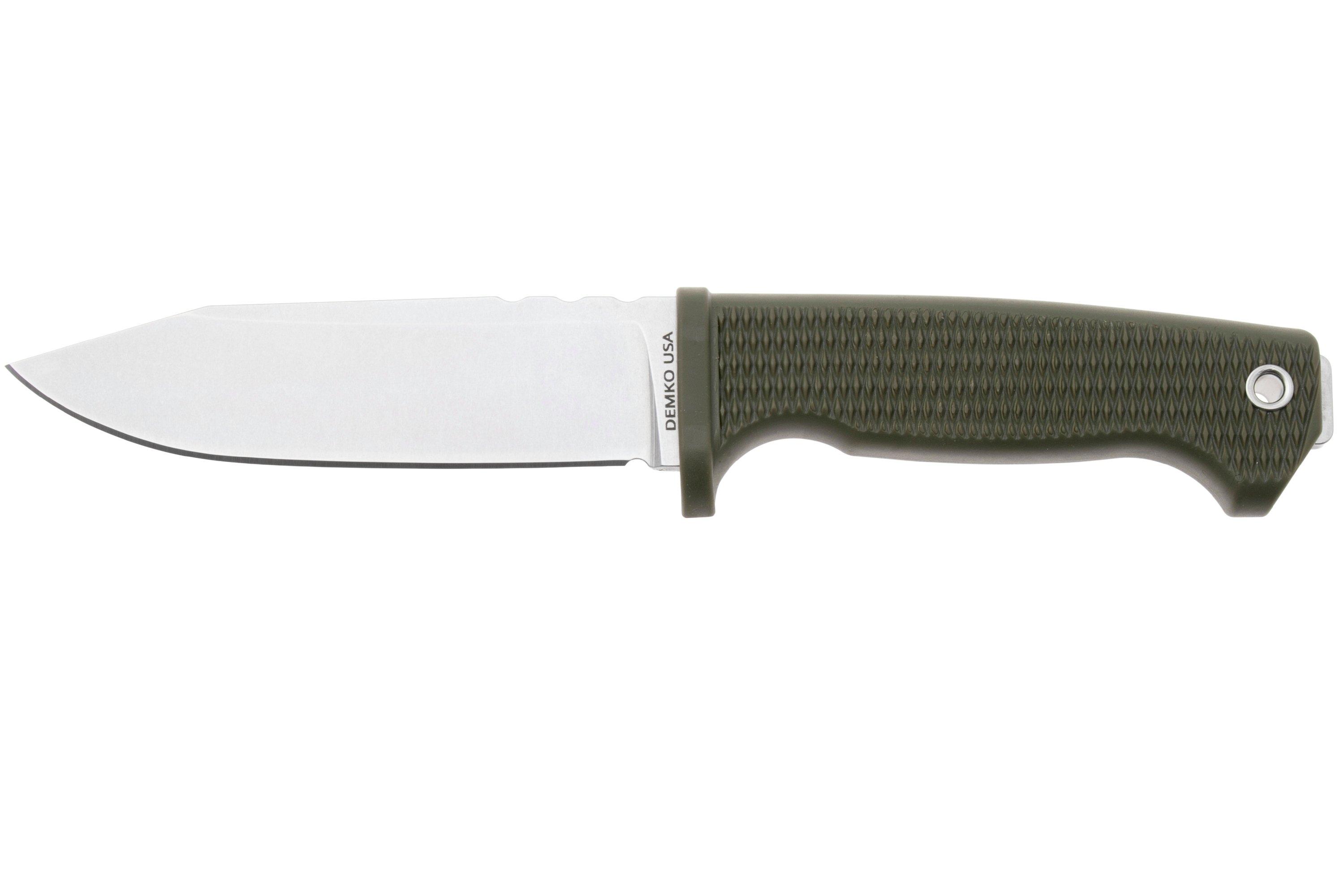Demko Knives American Made FreeReign, Stonewashed CPM 3V Clip Point ...