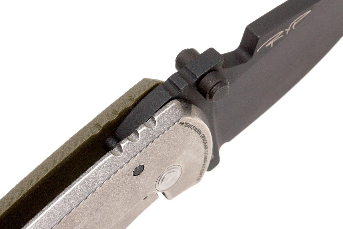 DPx HEAT/F OD green plain edge RH, right handed | Advantageously ...