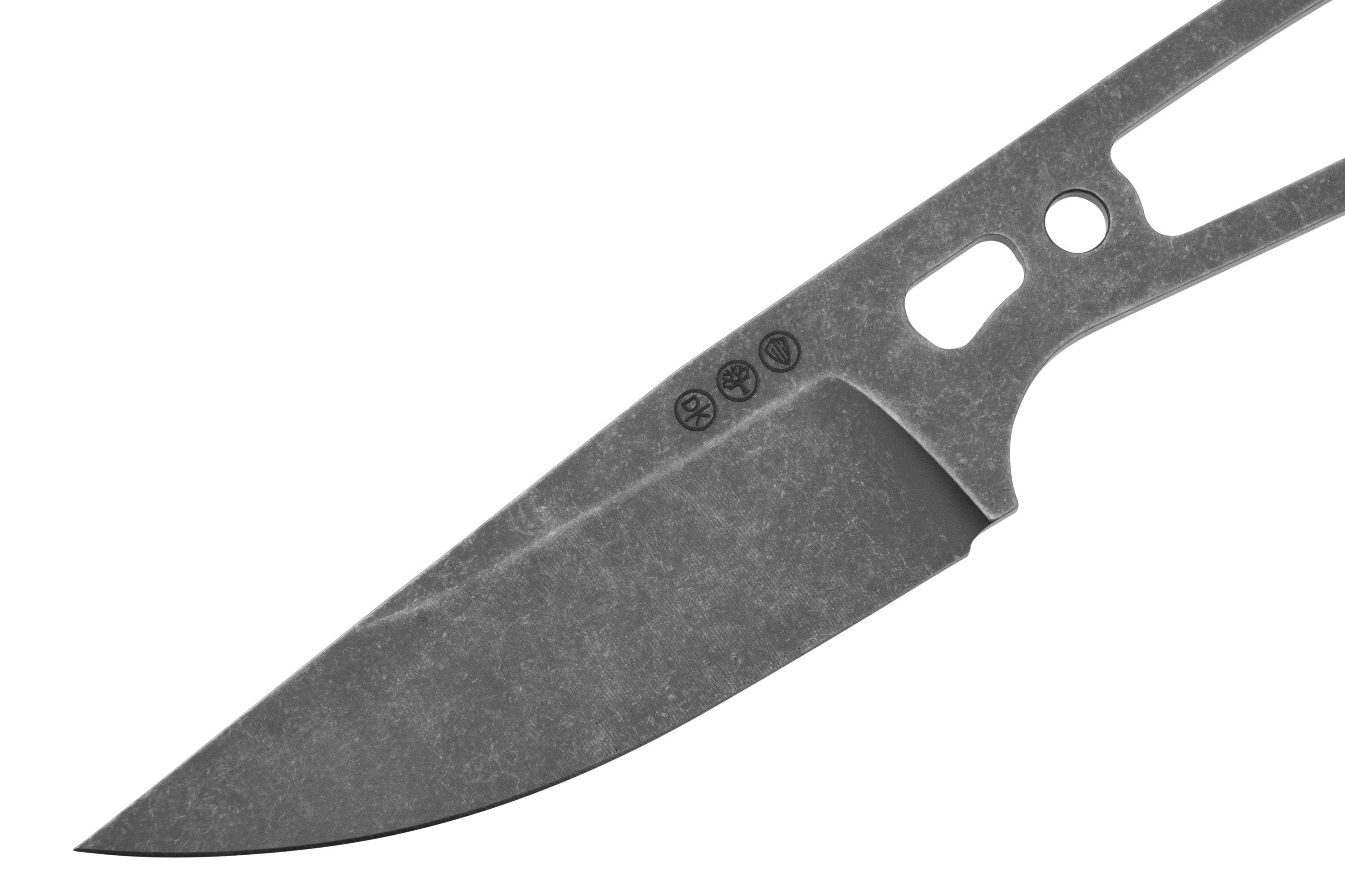 Daily Customs AK1 Drop Point Stonewash RWL34, couteau fixe | Achetez à ...