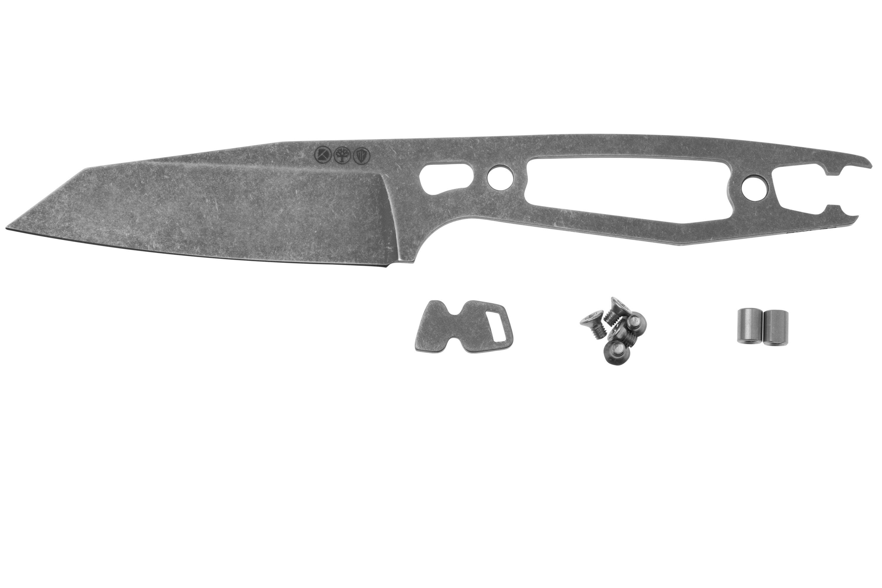 Daily Customs AK1 Reverse Tanto Stonewash RWL34, fixed knife ...