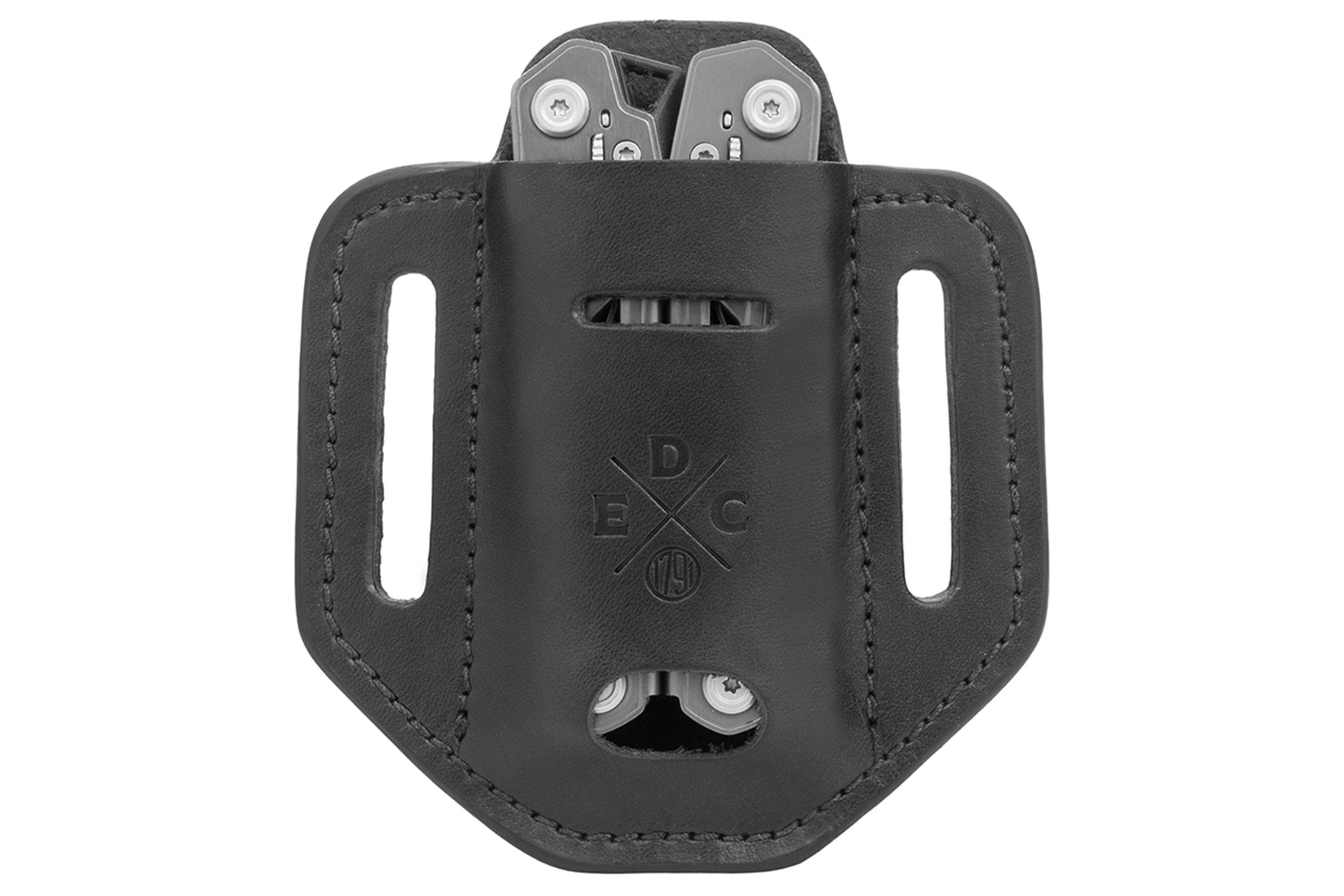 1791 EDC Heavy Duty Easy-Slide Solo Ambi EDC-HD-ES-SL-BLK-A Black, lederen riemholster ...
