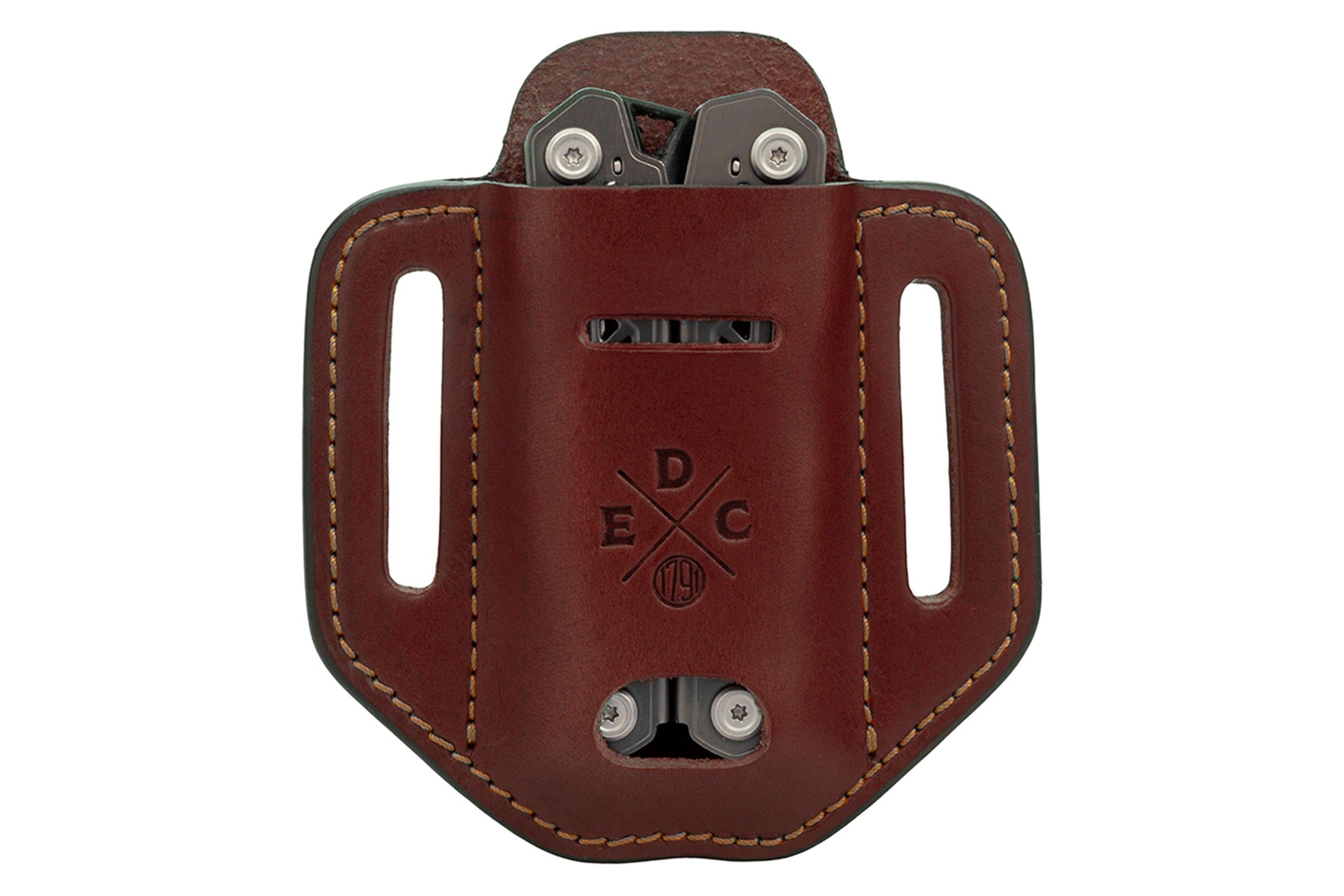 1791 EDC Heavy Duty Easy-Slide Solo Ambi EDC-HD-ES-SL-CHN-A Chestnut, lederen riemholster ...
