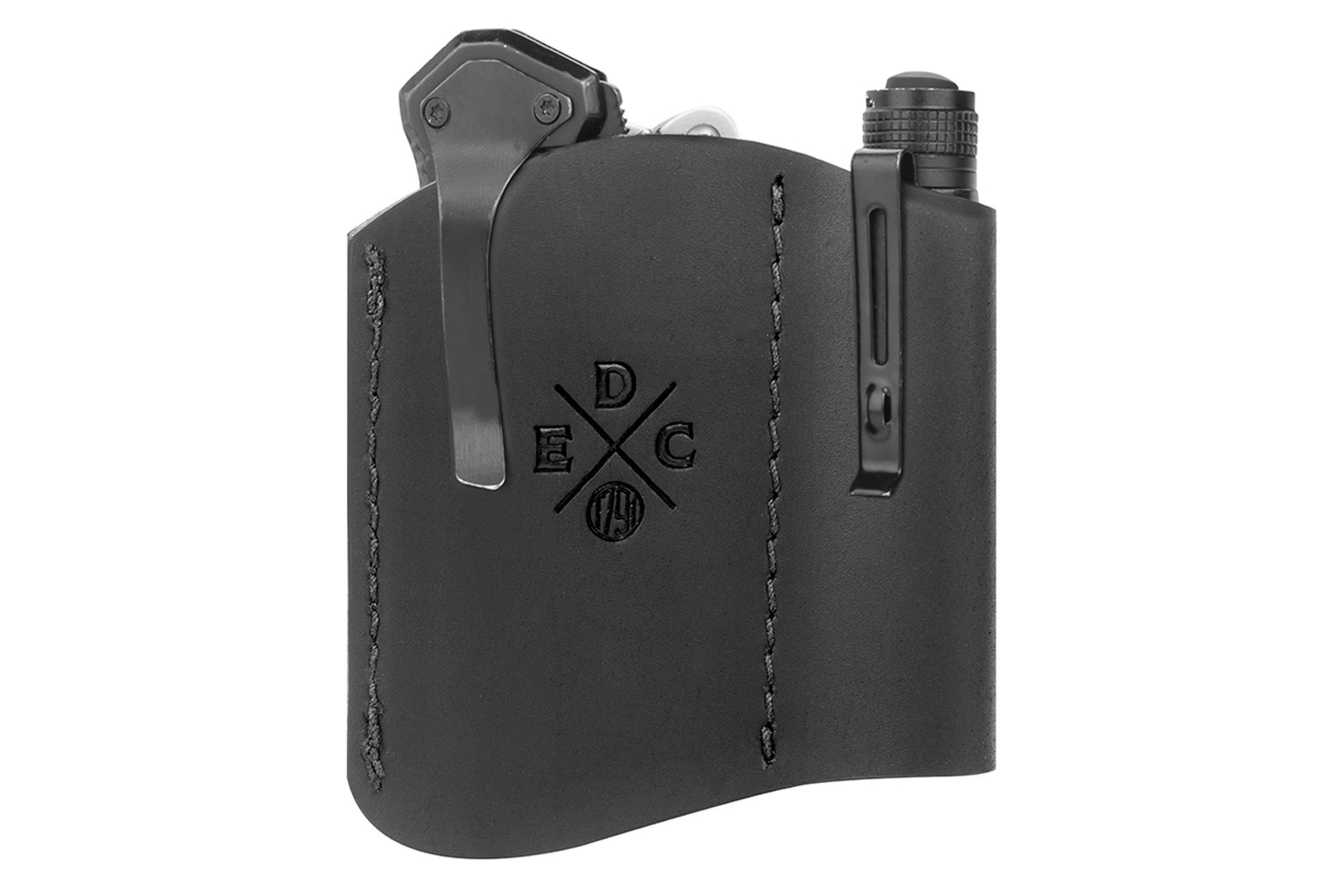 1791 EDC Pocket Comfort Tool Organizer EDC-PK-CMF-BLK-A Black, leather ...