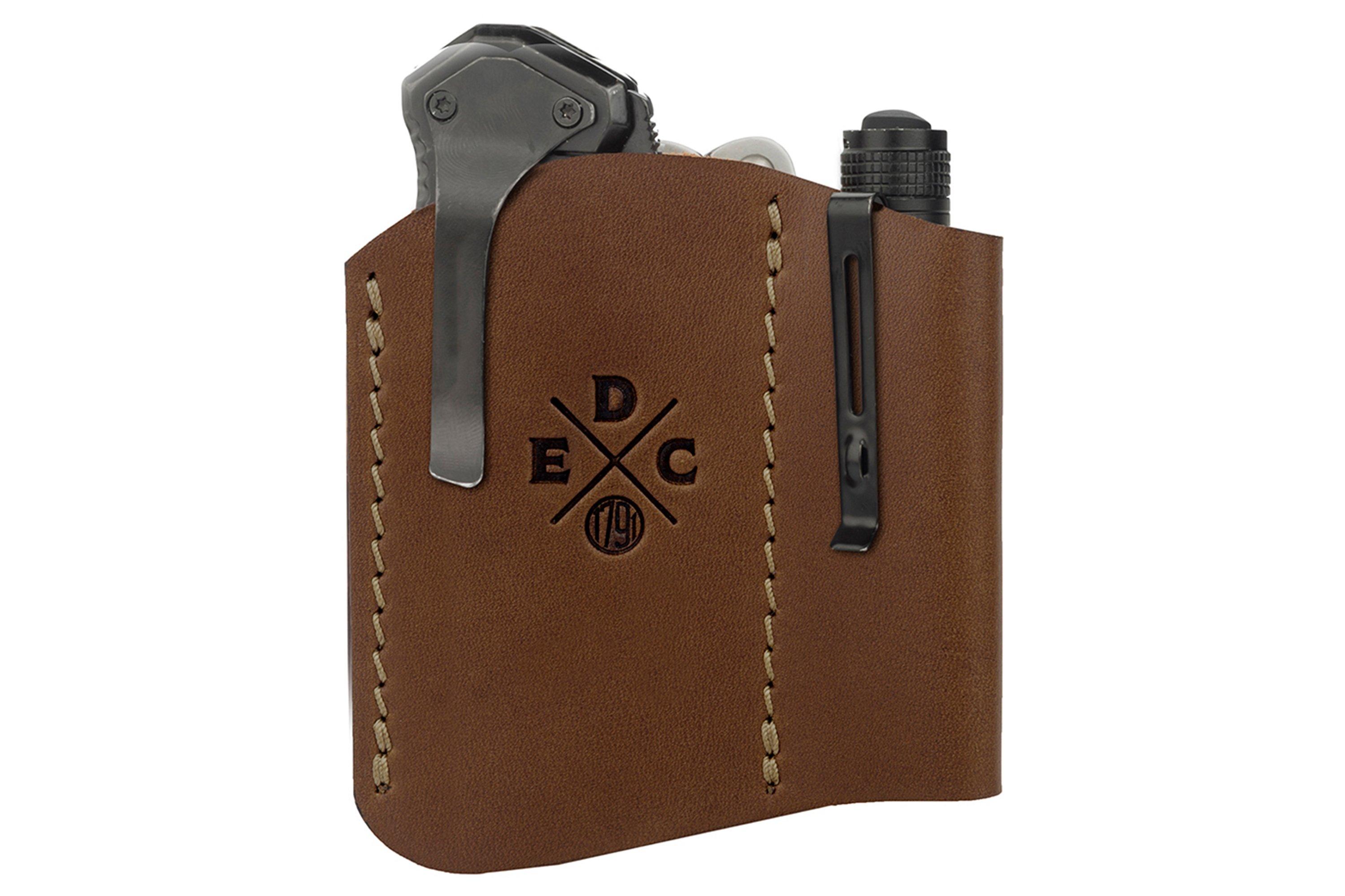 1791 EDC Pocket Comfort Tool Organizer EDC-PK-CMF-CHN-A Chestnut, étui ...