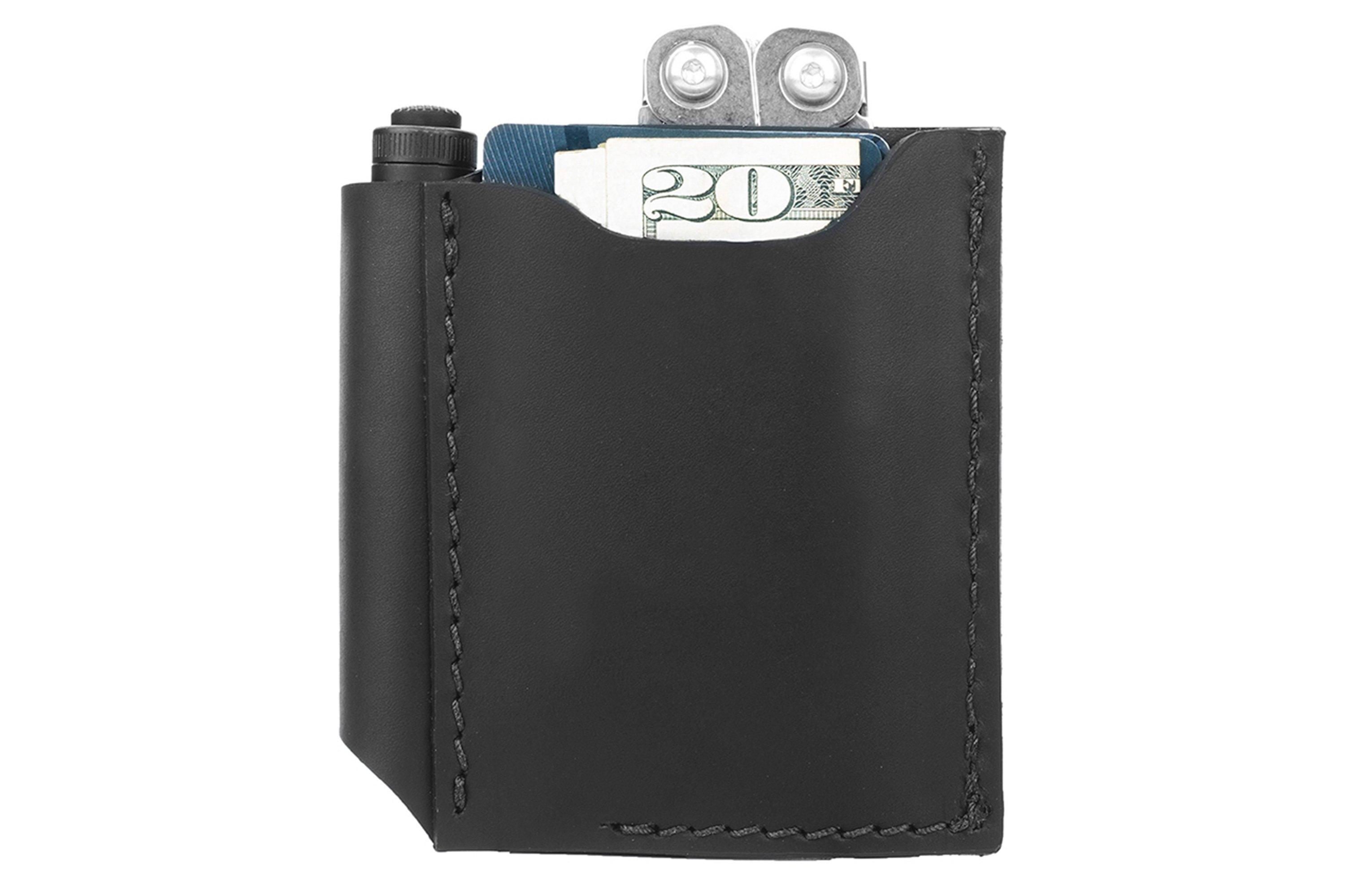 1791 EDC Pocket Duo Tool Organizer EDC-PK-DUO-BLK-A Black, leather ...