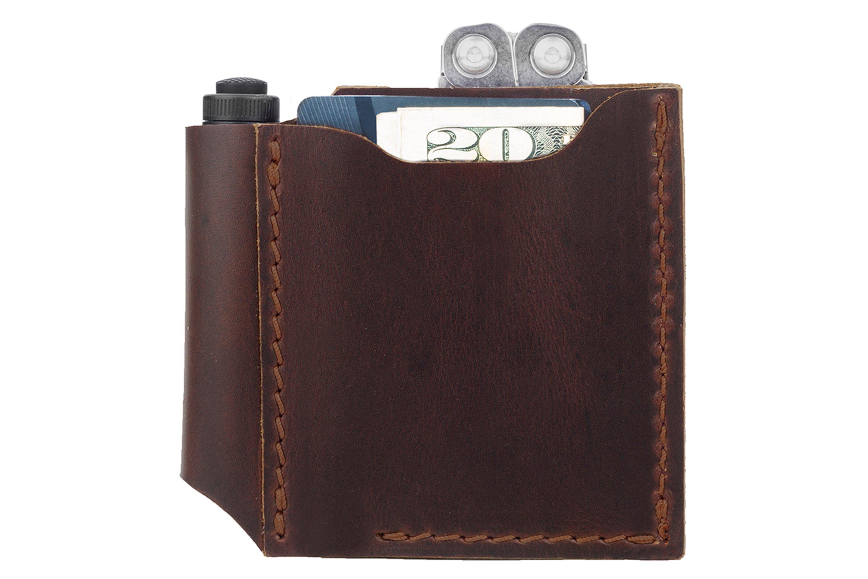 1791 EDC Pocket Duo Tool Organizer EDC-PK-DUO-BUR-A Burgundy, Leder ...