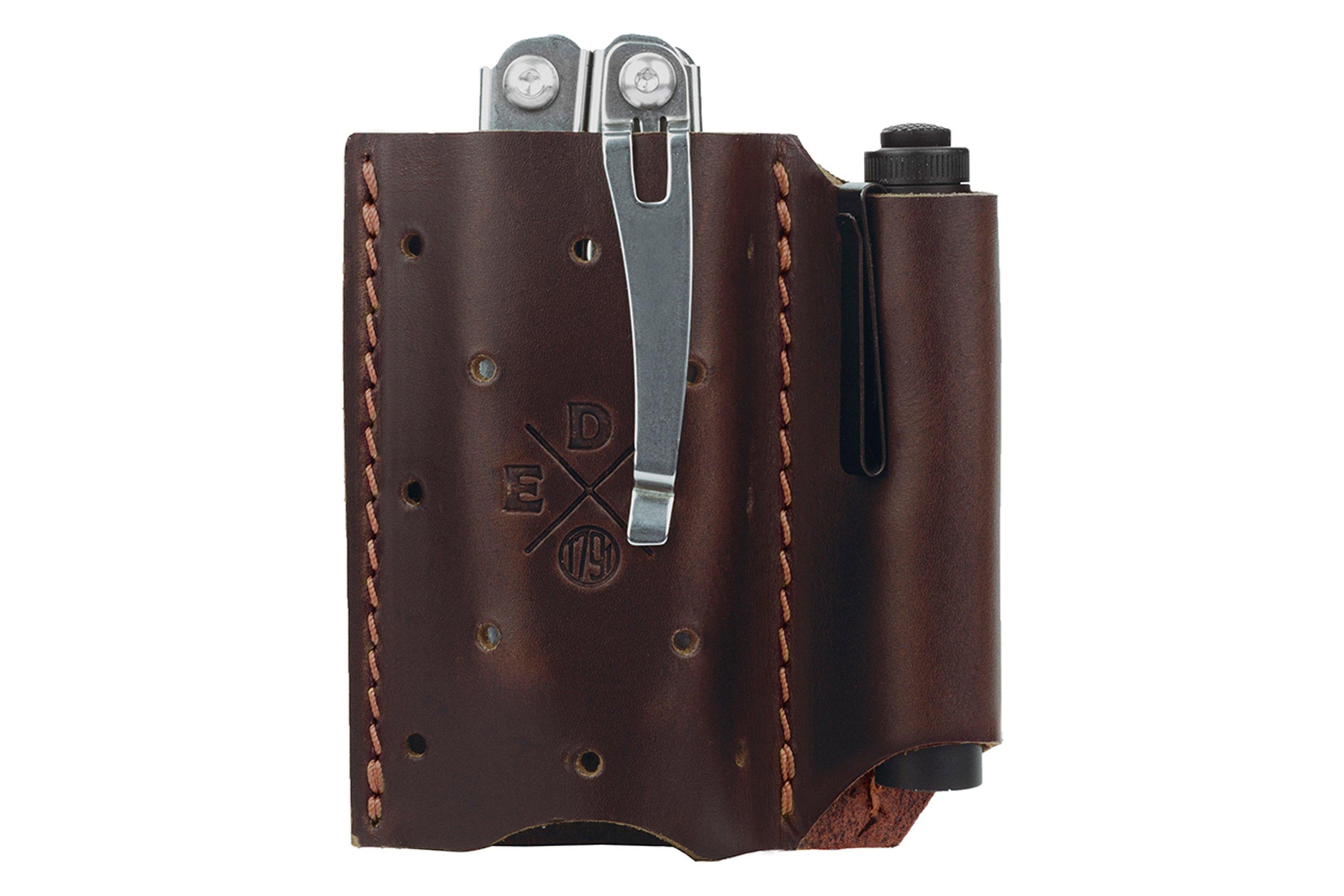 1791 EDC Pocket Duo Tool Organizer EDC-PK-DUO-BUR-A Burgundy, Leder ...