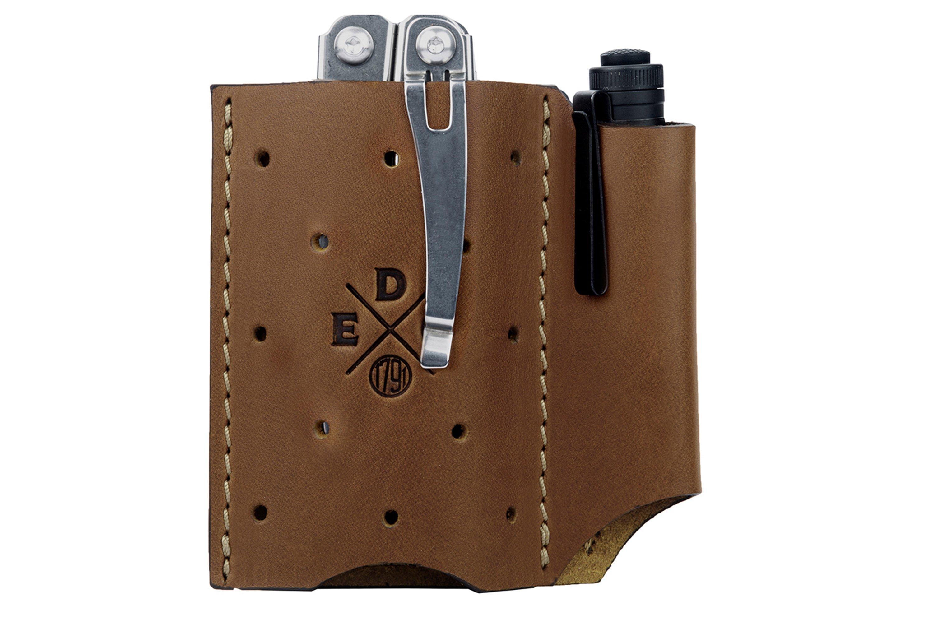 1791 EDC Pocket Duo Tool Organizer EDC-PK-DUO-CHN-A Chestnut, lederen ...