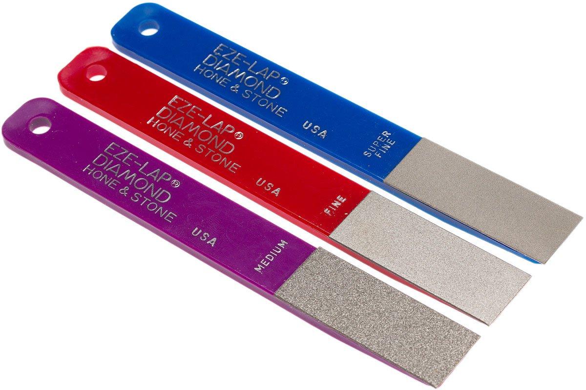 EZE-LAP Diamond Hone & Stone diamond files, set of 3, LPAK ...