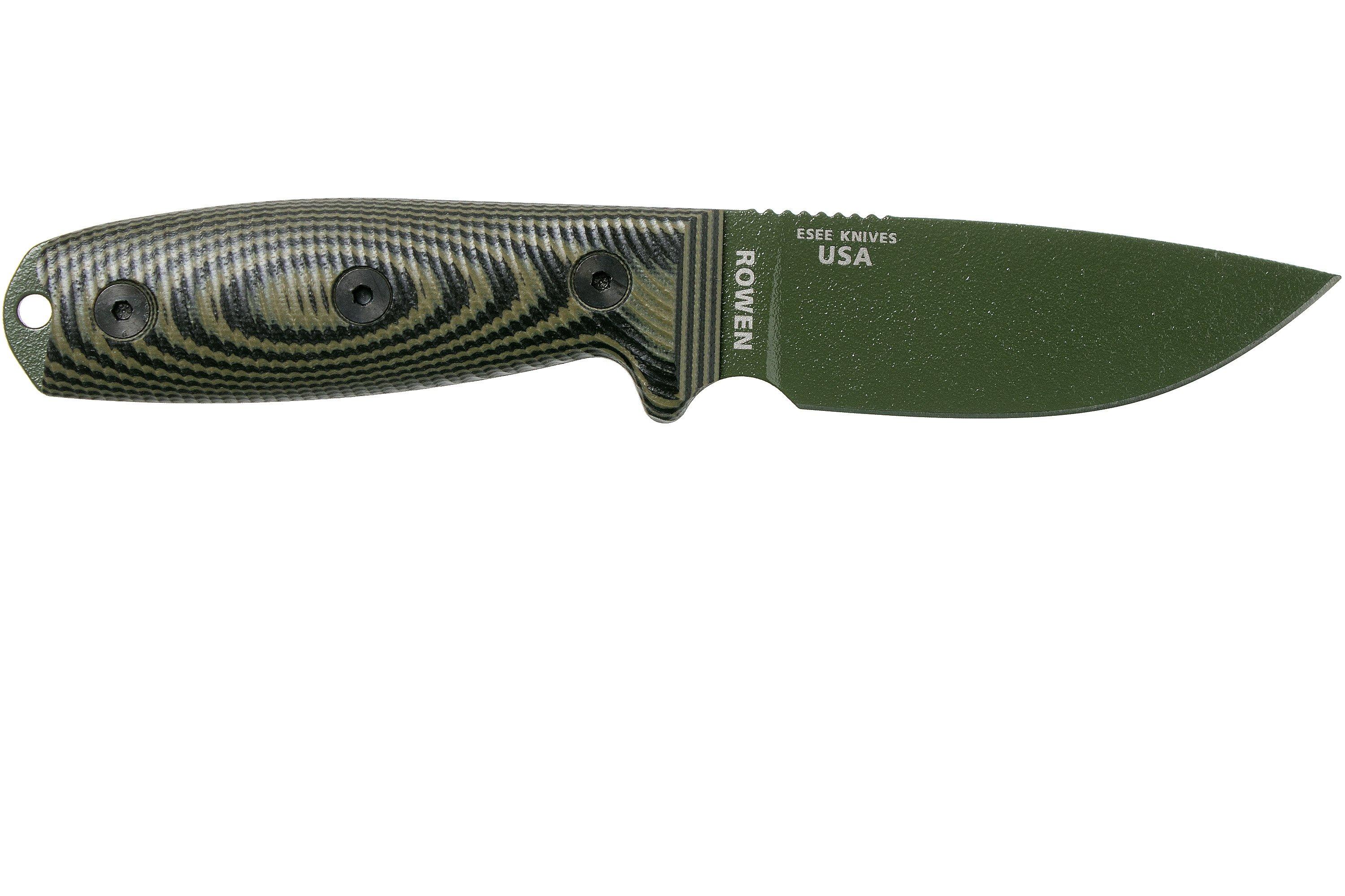ESEE Model 3 OD Green Blade 3D OD Green-Black G10 survivalmes 3PMOD-003 ...