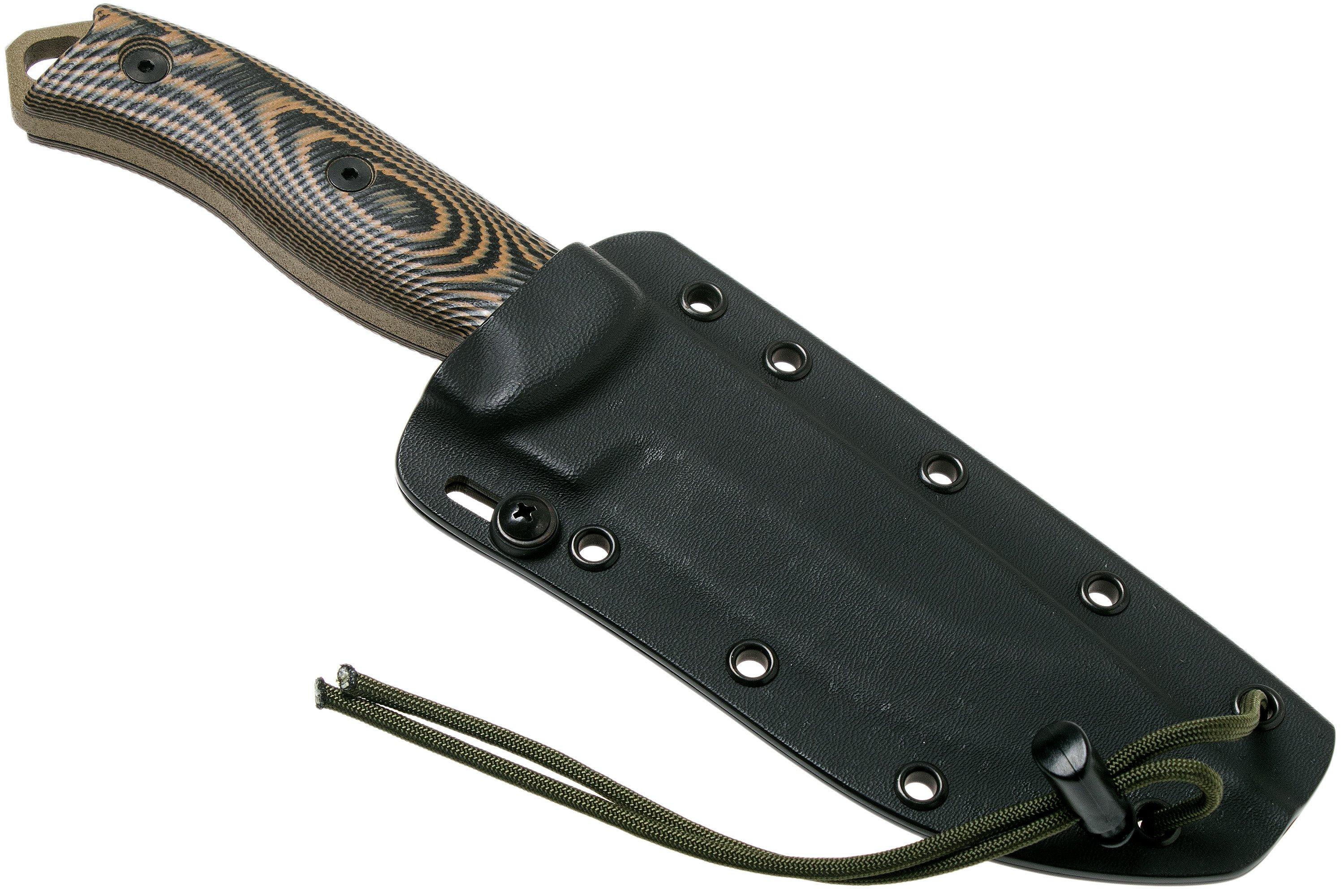 ESEE Model 5 Dark Earth Blade 3D Coyote-Black G10 survival knife 5PDE ...