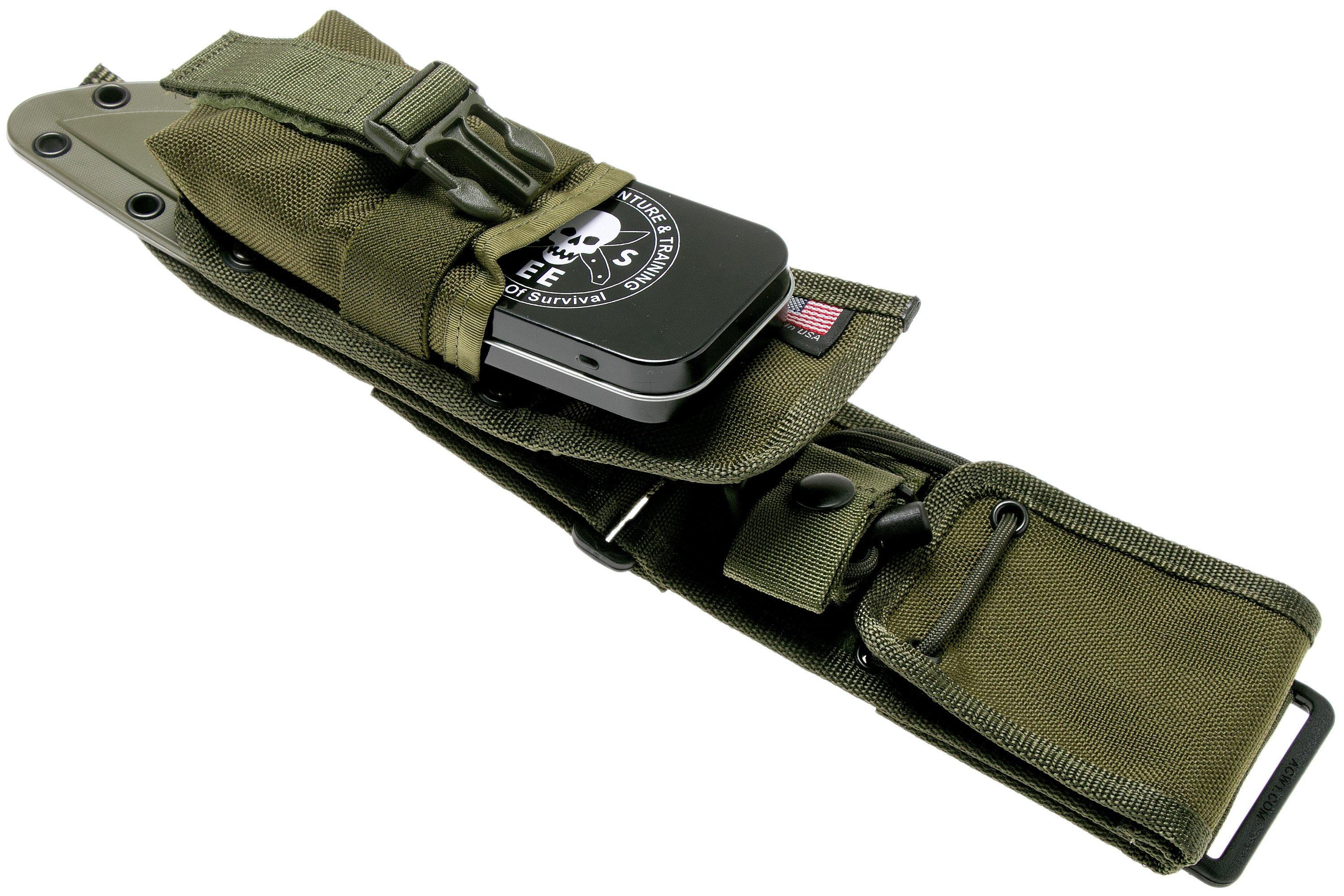 ESEE model 6 sheath with MOLLE-back, Pouch, MBSP-OD OD Green ...