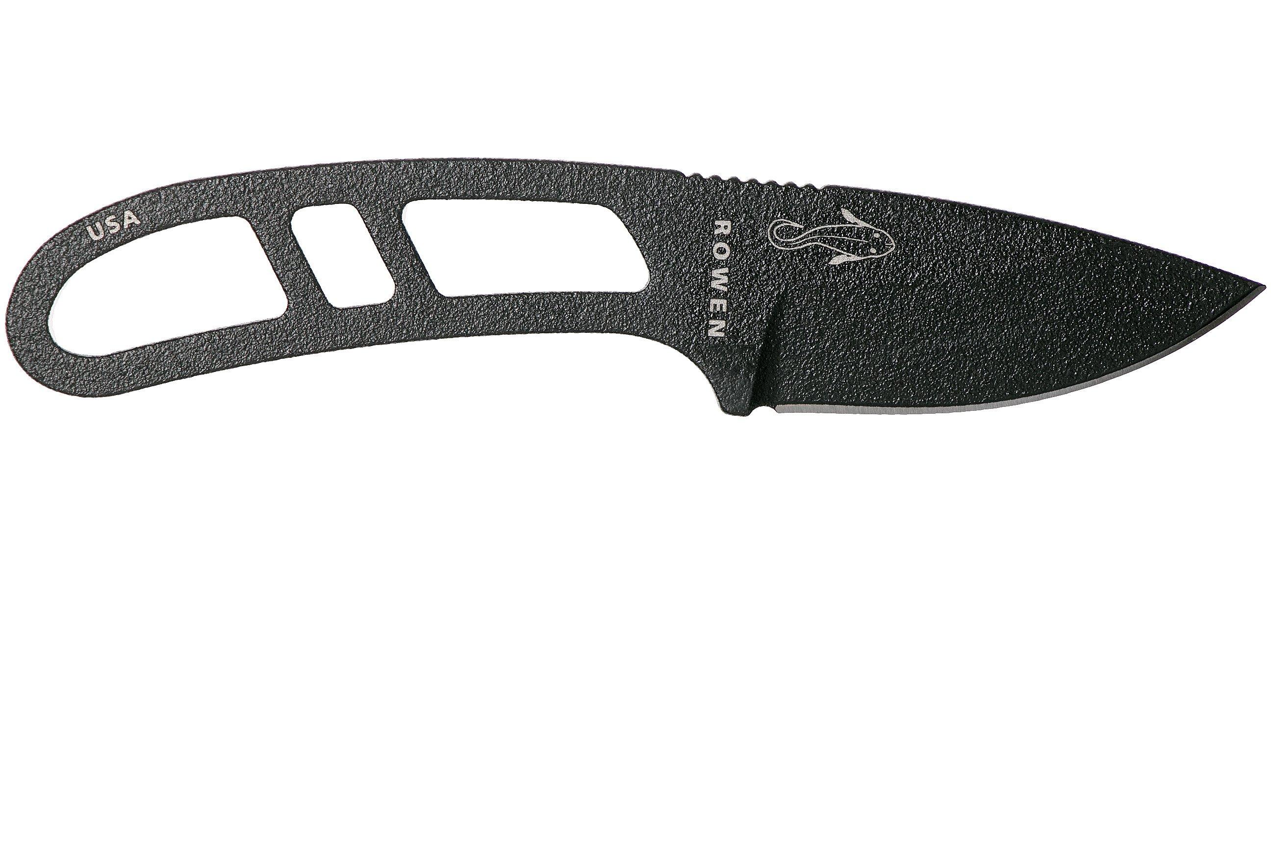ESEE Candiru Black CAN-B neck knife with black sheath + belt clip ...