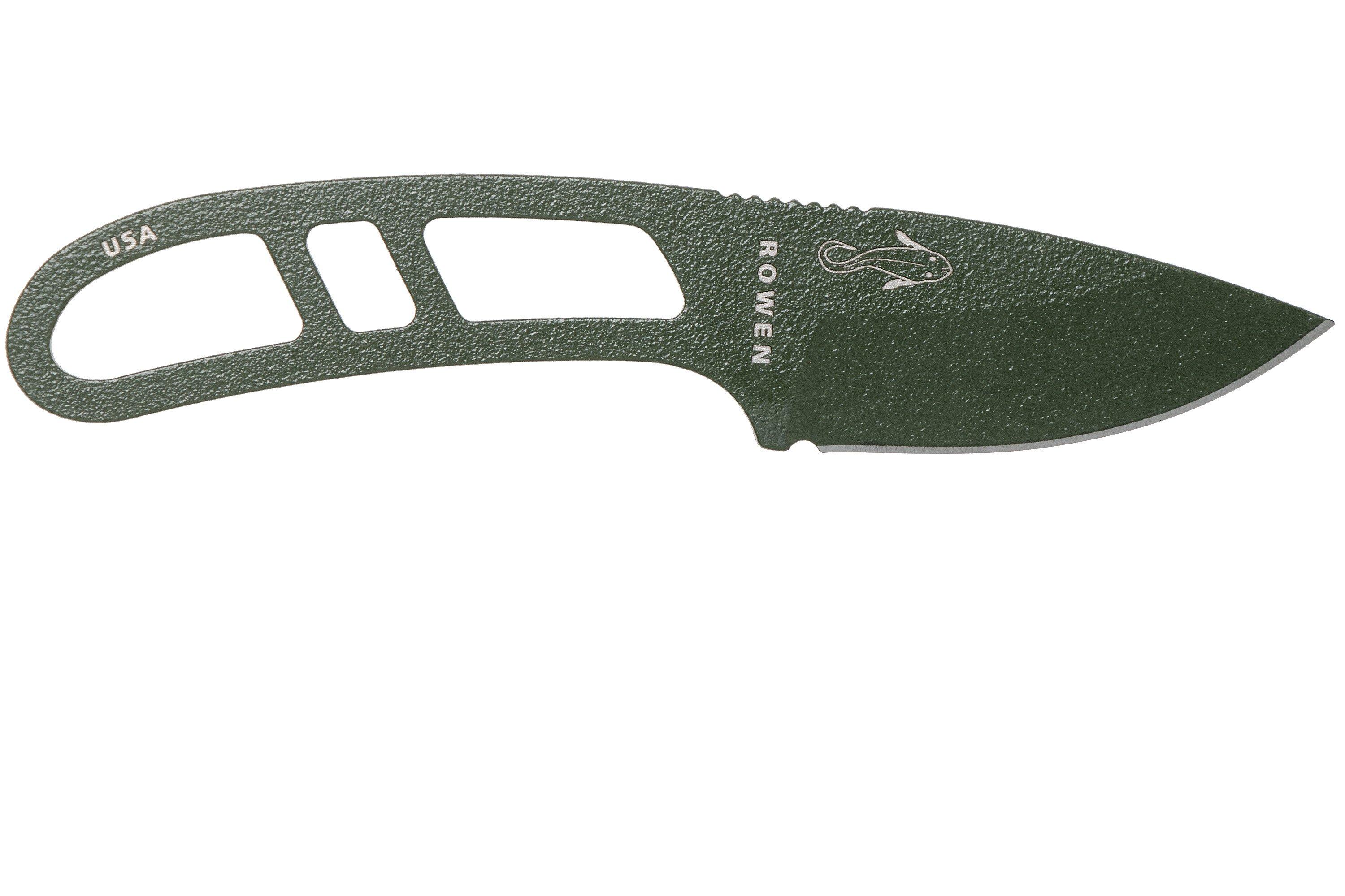 ESEE Candiru OD-green CAN-OD neck knife with black sheath + belt clip ...