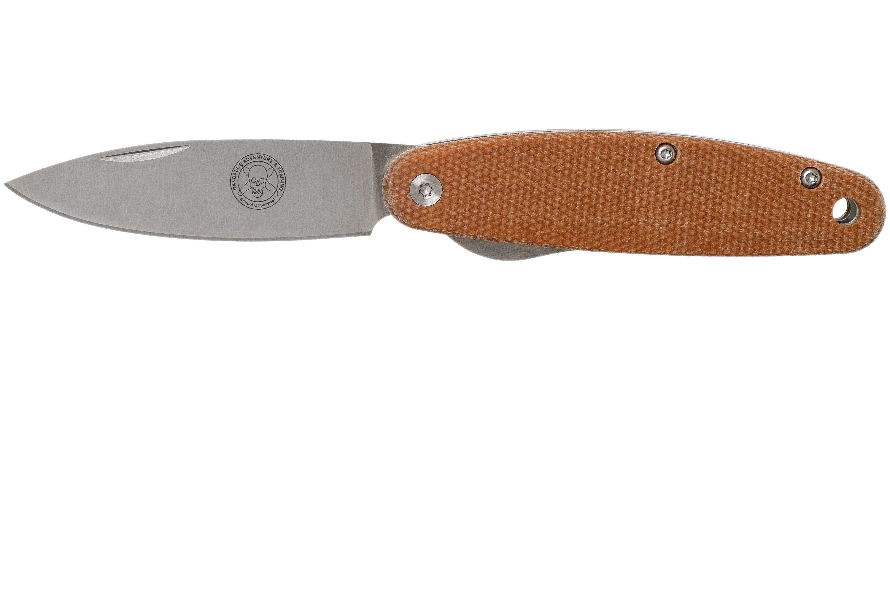 ESEE Churp EE-CH-02 D2, Brown Micarta pocket knife | Advantageously ...