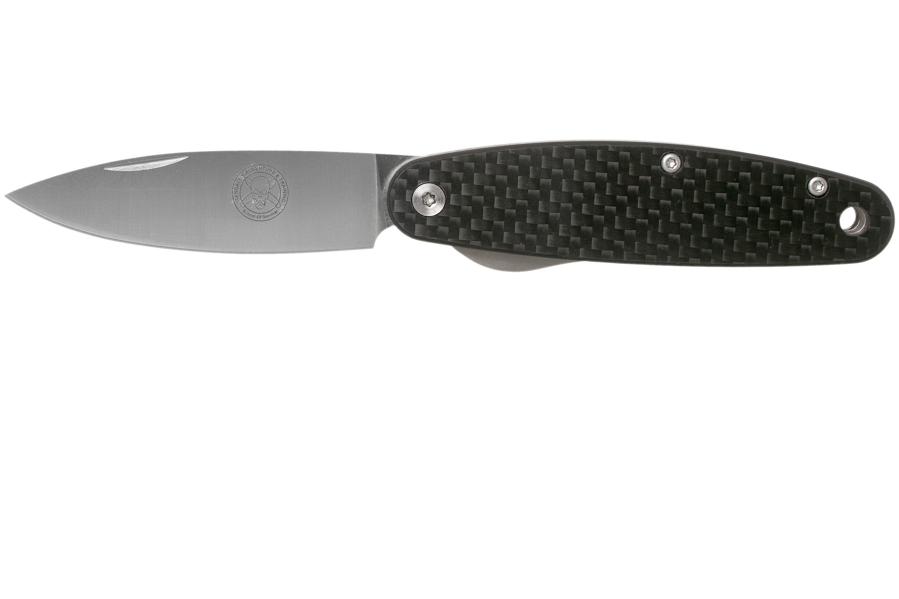 ESEE Churp EE-CH-02 D2, Carbon fibre pocket knife | Advantageously ...