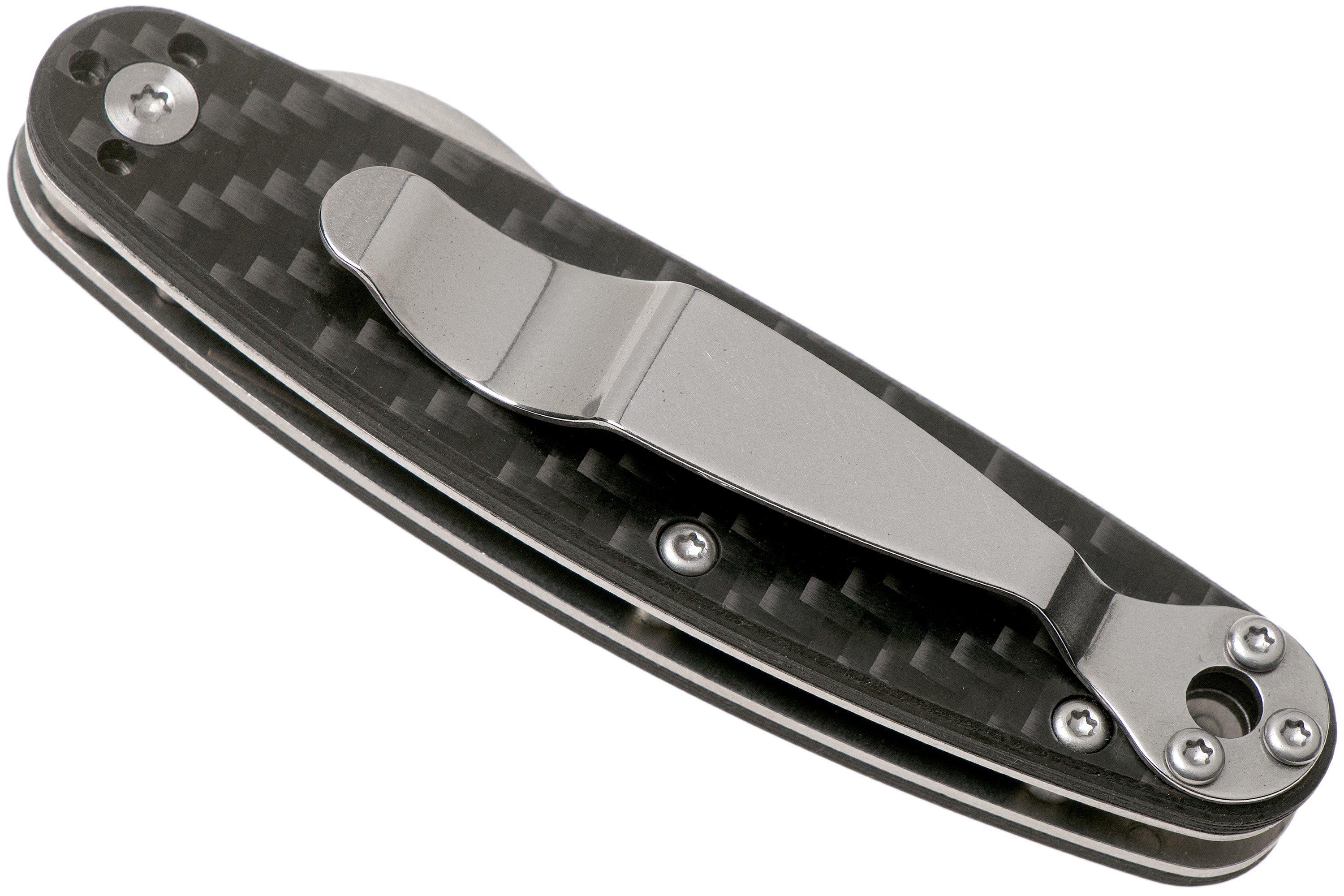 ESEE Churp EE-CH-02 D2, Carbon fibre pocket knife | Advantageously ...