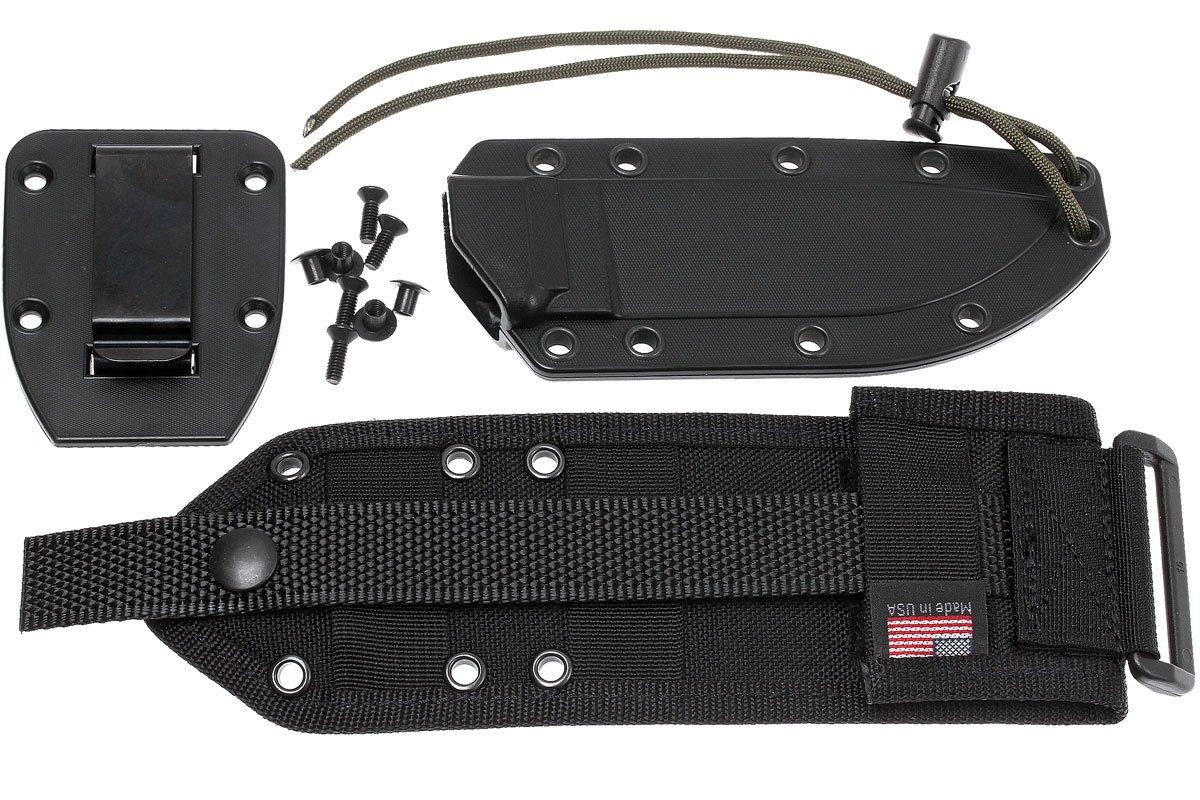 ESEE Model 4 Stainless 440C Orange 4P-MB-SS-OR with sheath + clip and ...