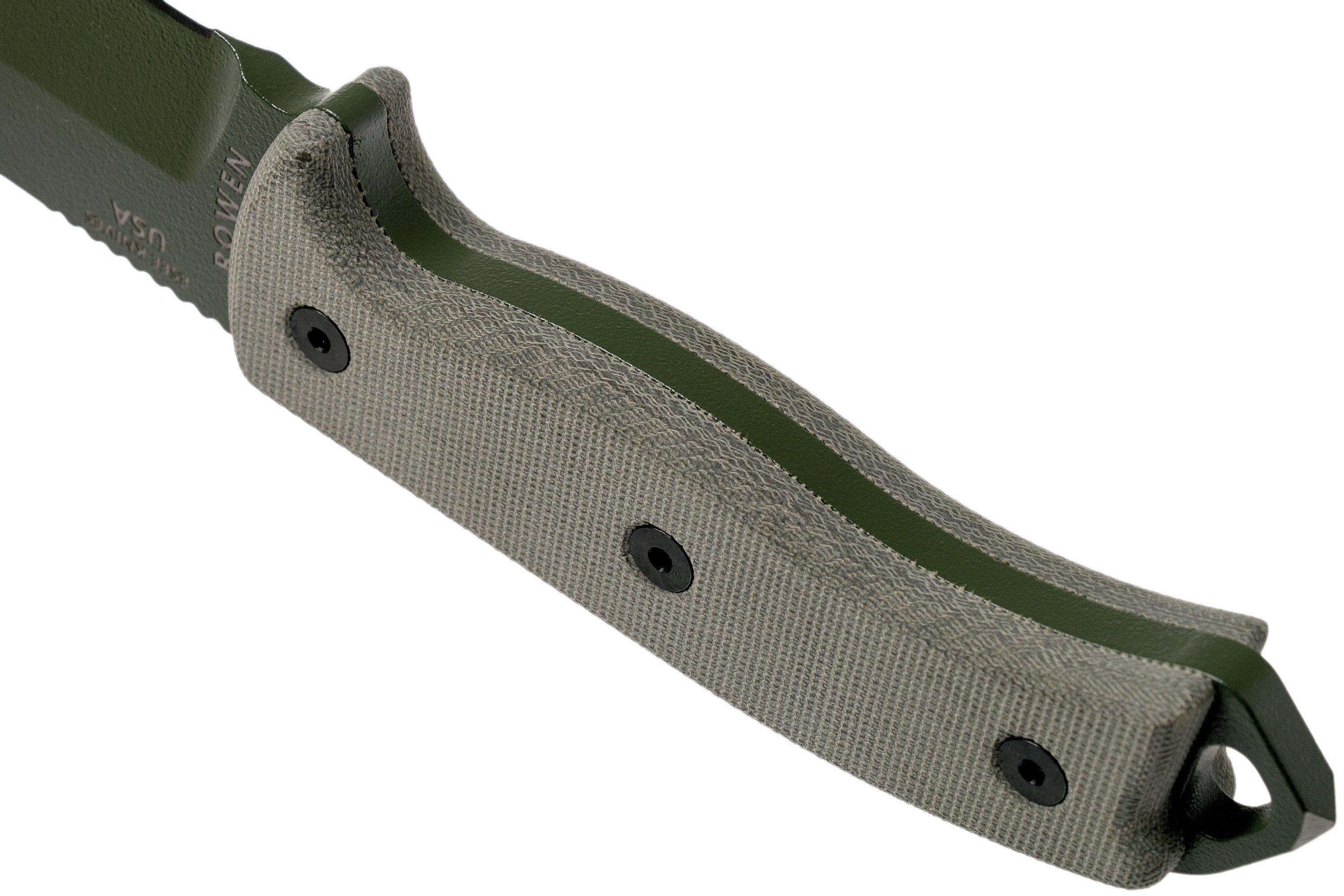 ESEE Model 5 OD blade, desert tan handle 5P-OD with kydex sheath+ belt ...