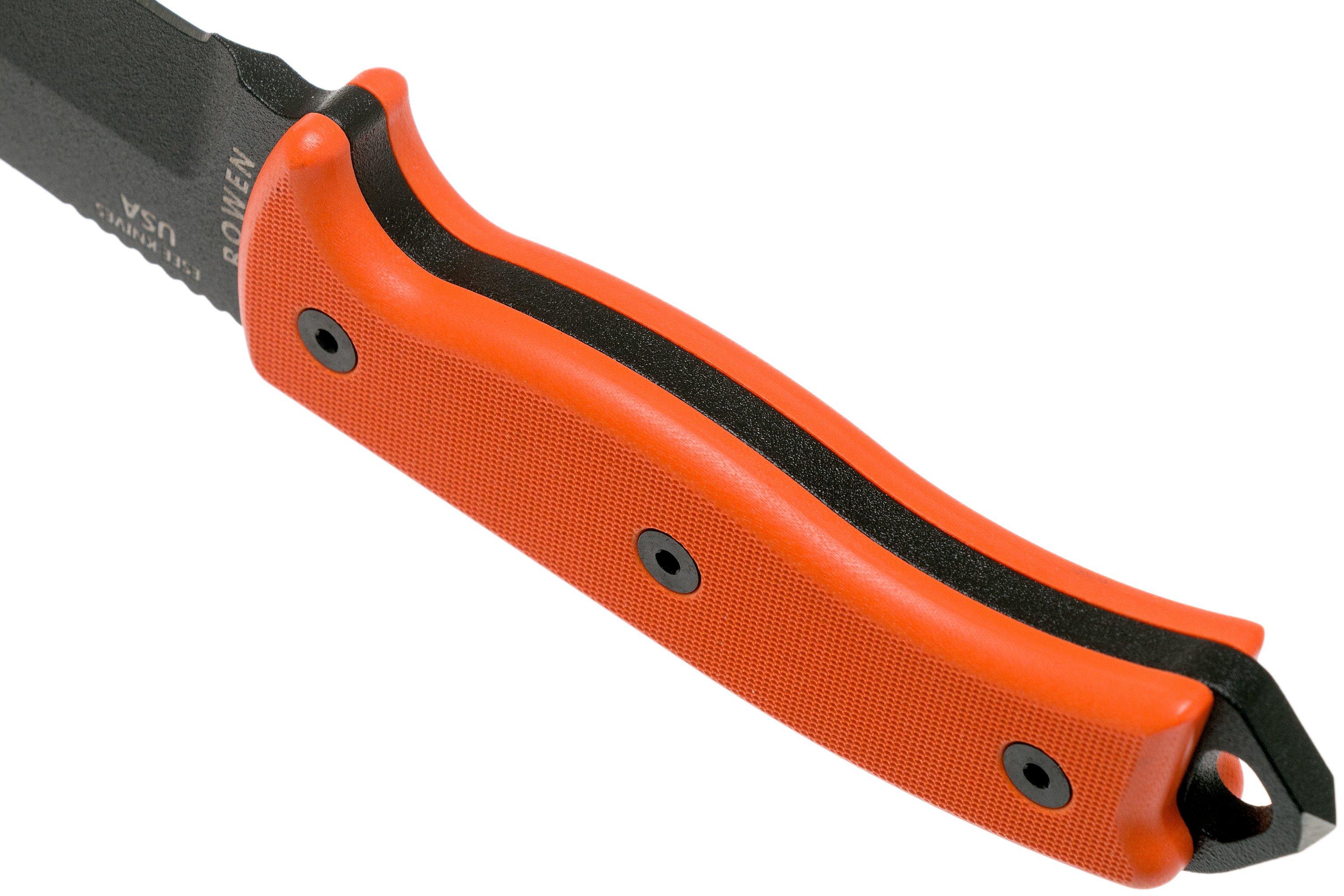 ESEE Model 5 Orange 5P-B-OR survival knife with kydex sheath + belt ...