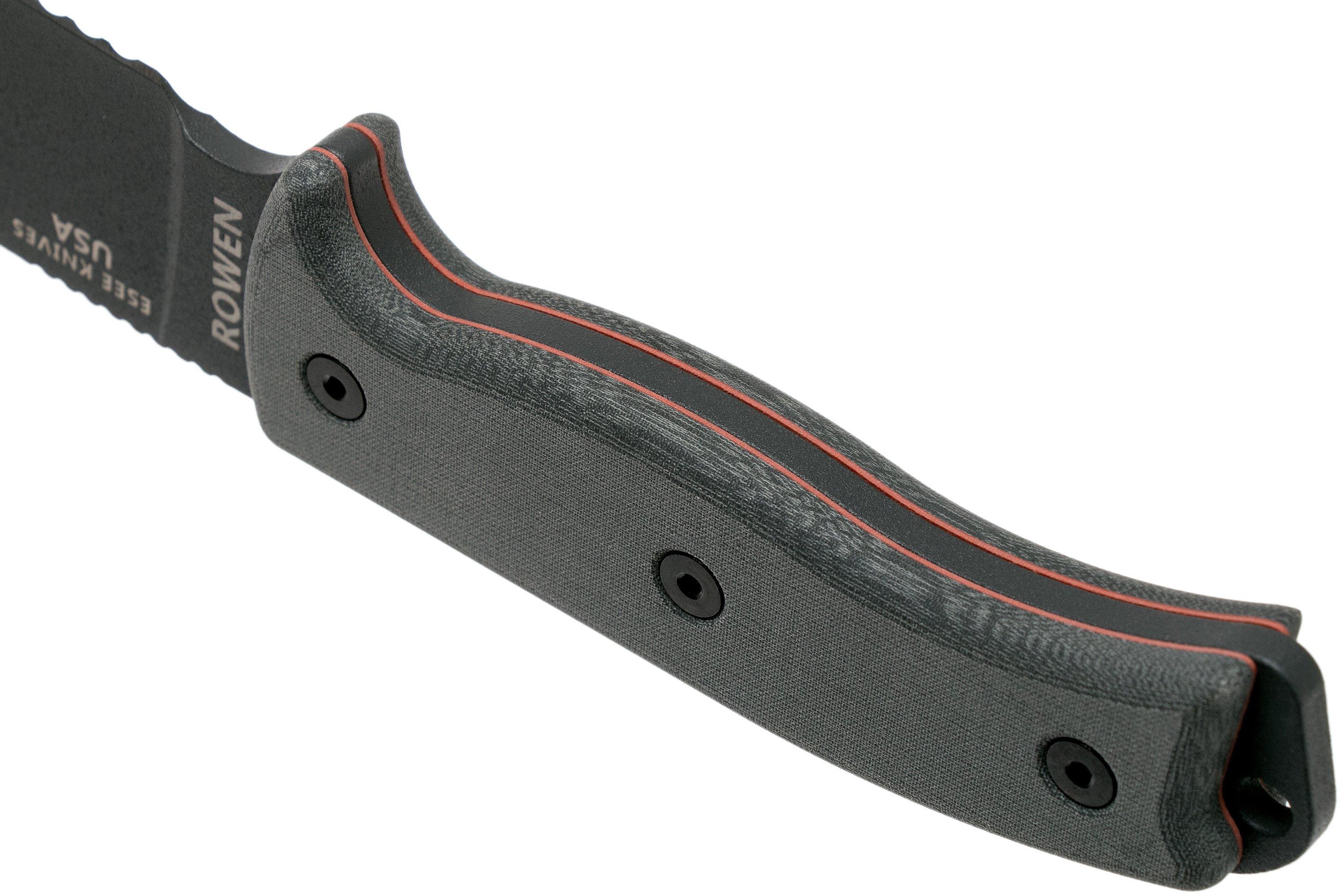 ESEE Model 6 Tactical Gunsmoke, Grey Handle 6S-TG con funda negra ...