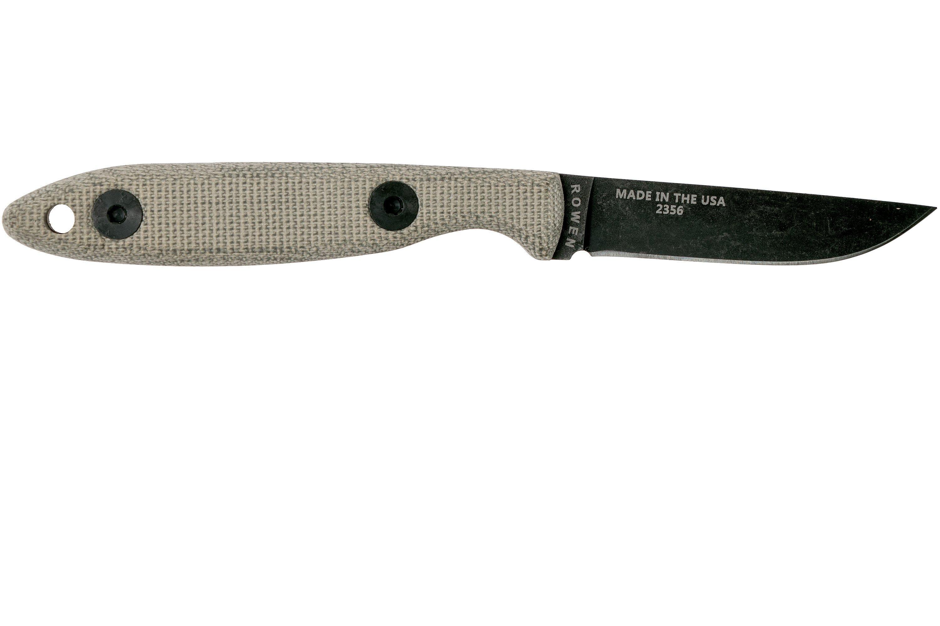 ESEE Camp-Lore CR 2.5 Black Oxide Coating fixed knife, Cody Rowen ...