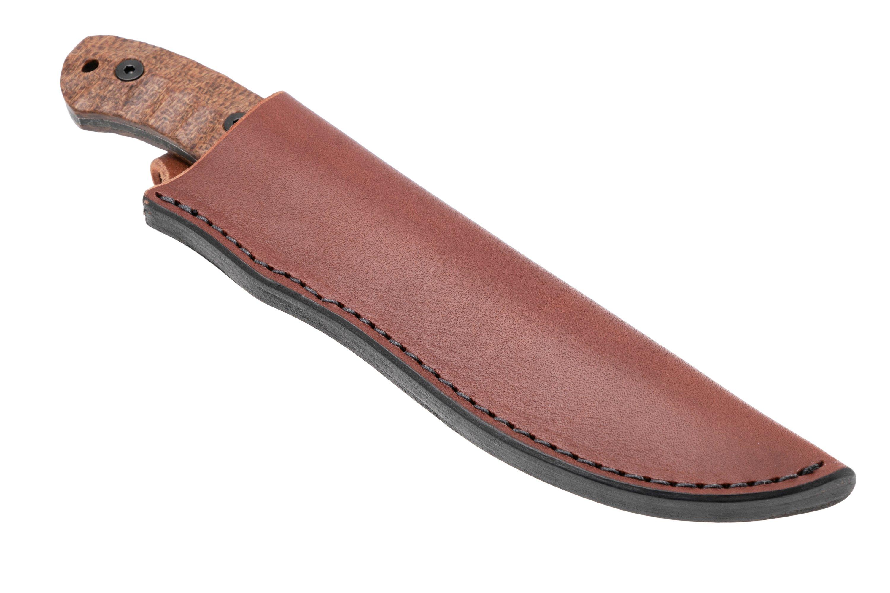 ESEE JG5, ESEE-JG5-BM, 1095 Stonewashed Black Oxide, Brown Burlap ...