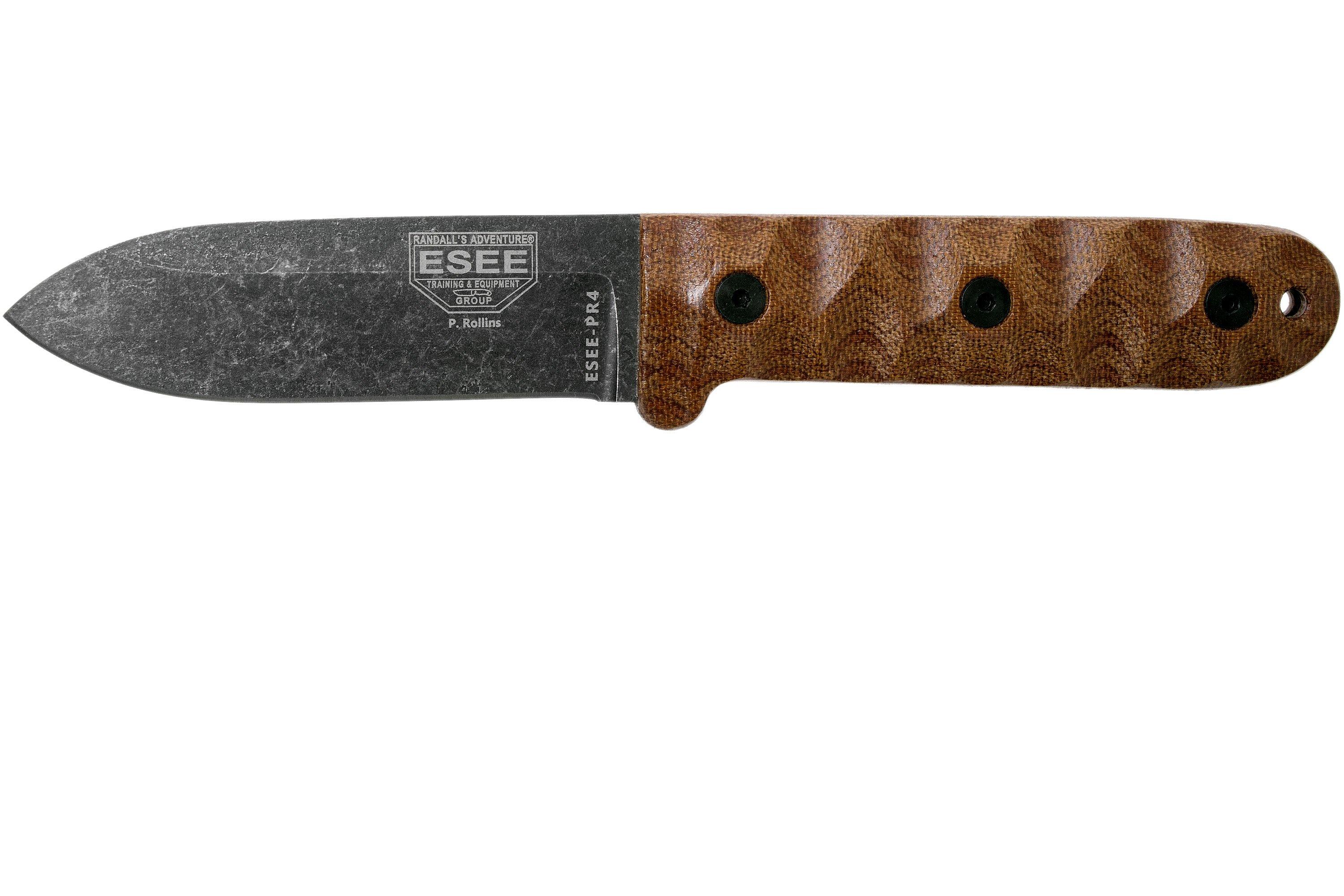 ESEE PR4 Camp-Lore bushcraft knife, Patrick Rollins design ...