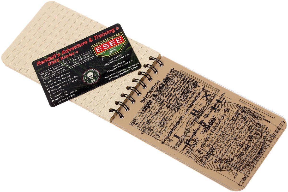 ESEE/Rite in the Rain RAT survival / nav notebook, ESEE-RIR-NOTEBOOK ...