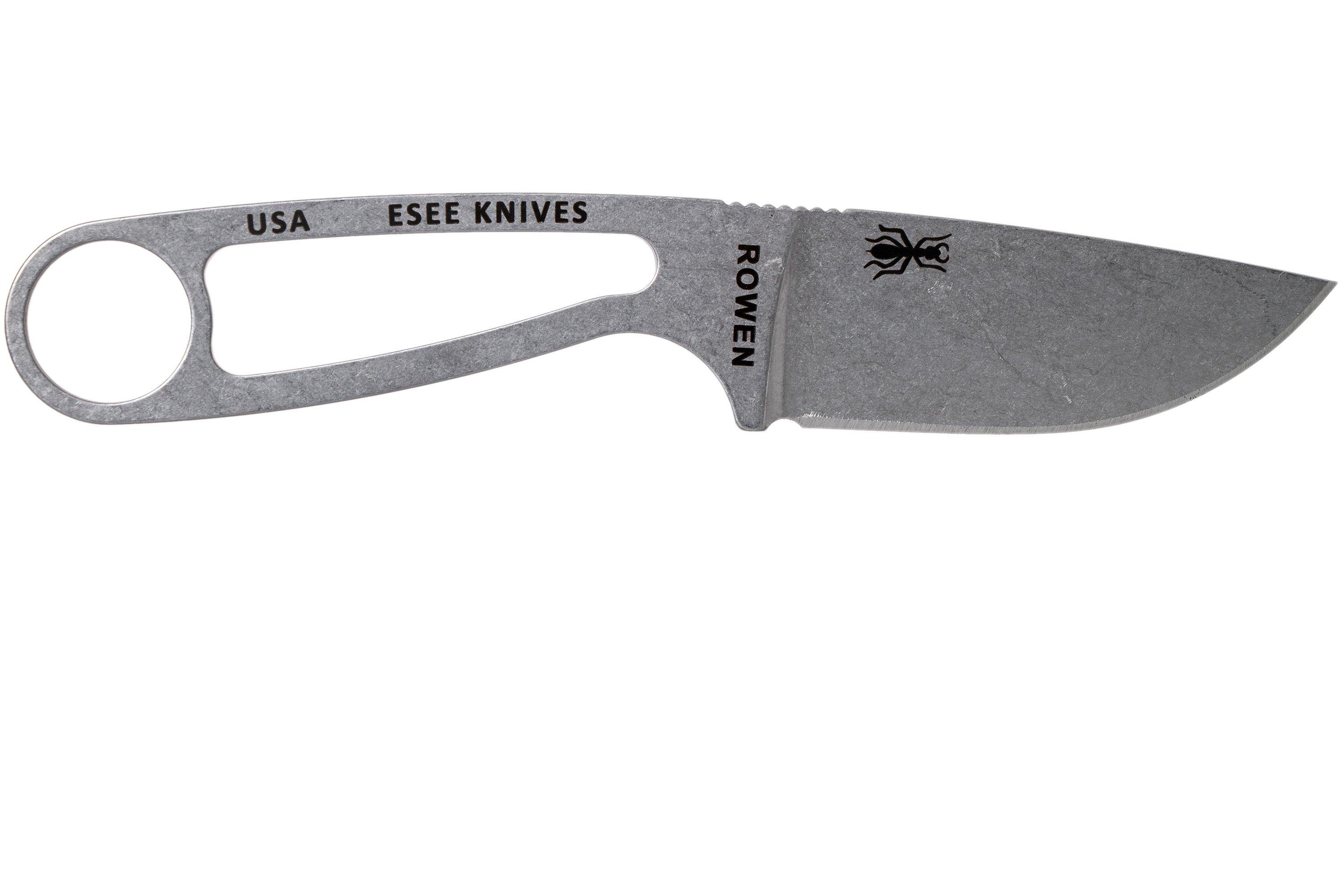 ESEE Izula Stainless IZULA-35V CPM S35VN neck knife with black sheath ...