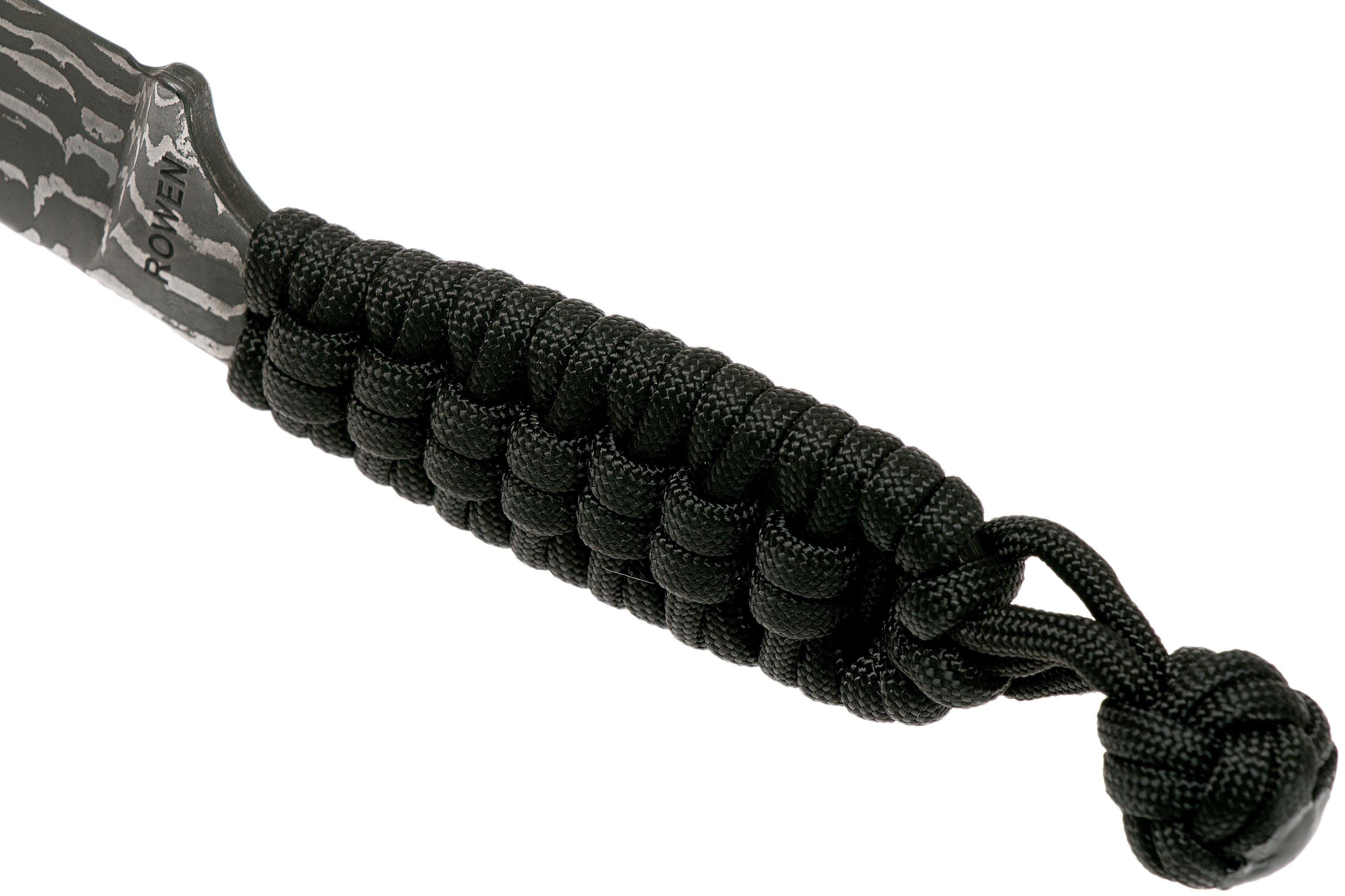 ESEE Izula Damascus Paracord neck knife, IZULA-DAM-PBK | Advantageously ...