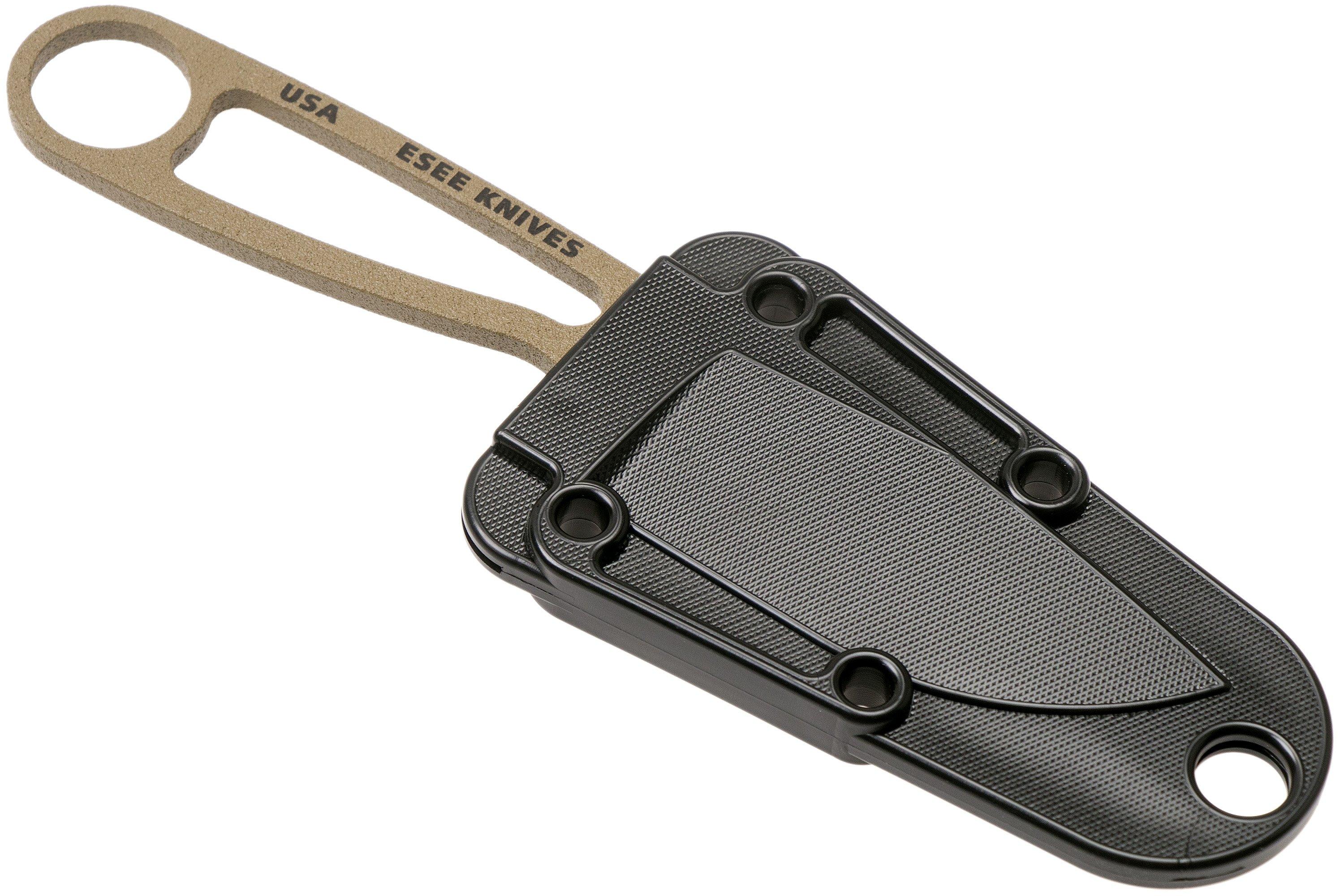 ESEE Izula Dark Earth IZULA-DE-KIT, survival kit with sheath and ...