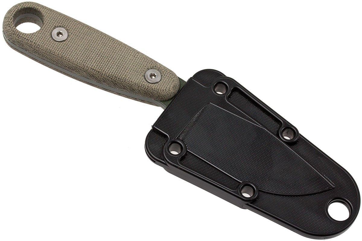 ESEE knives Izula II olive green fixed blade, survival kit ...