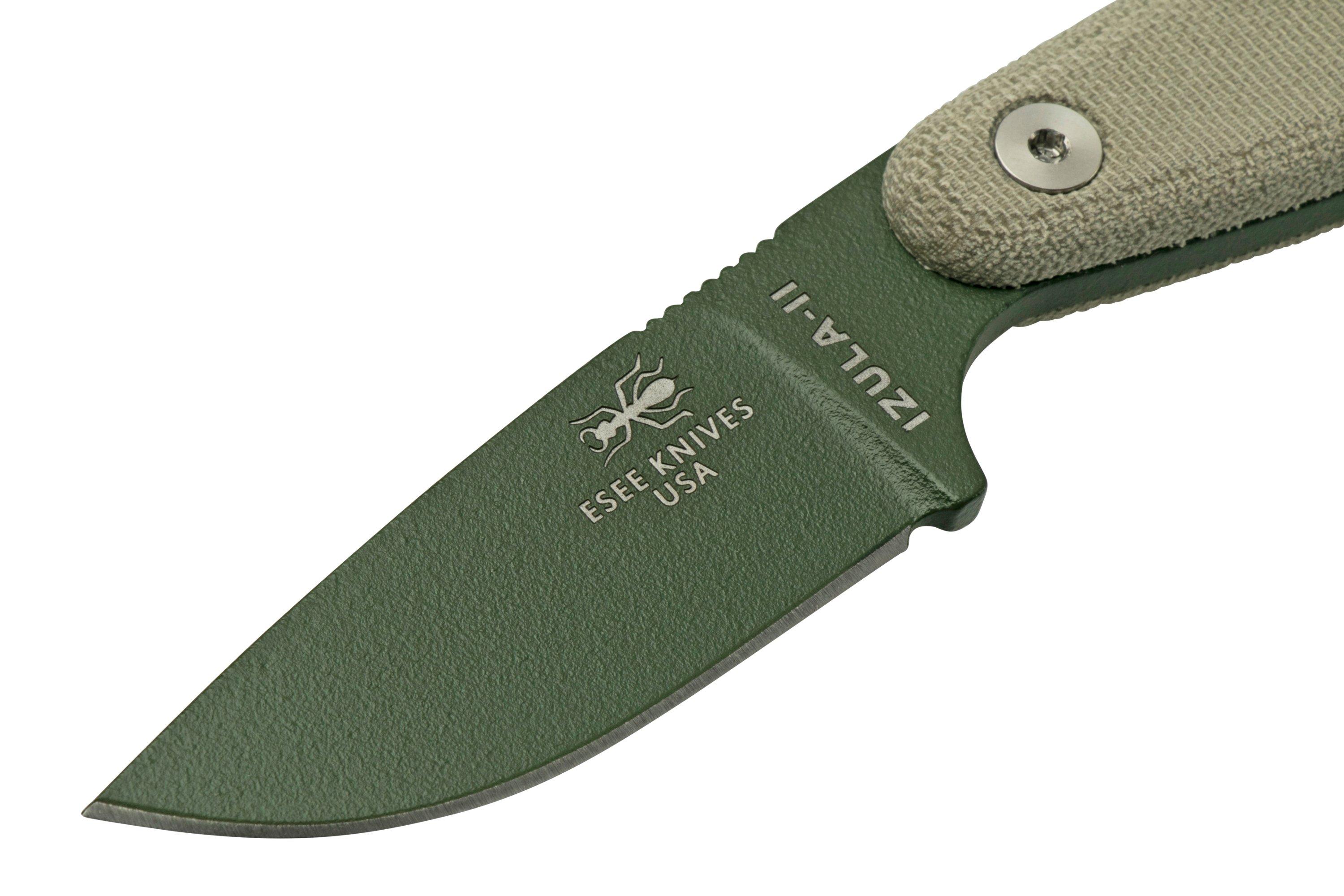 ESEE Knives Izula II OD-Green, IZULA-II-OD | Advantageously shopping at ...