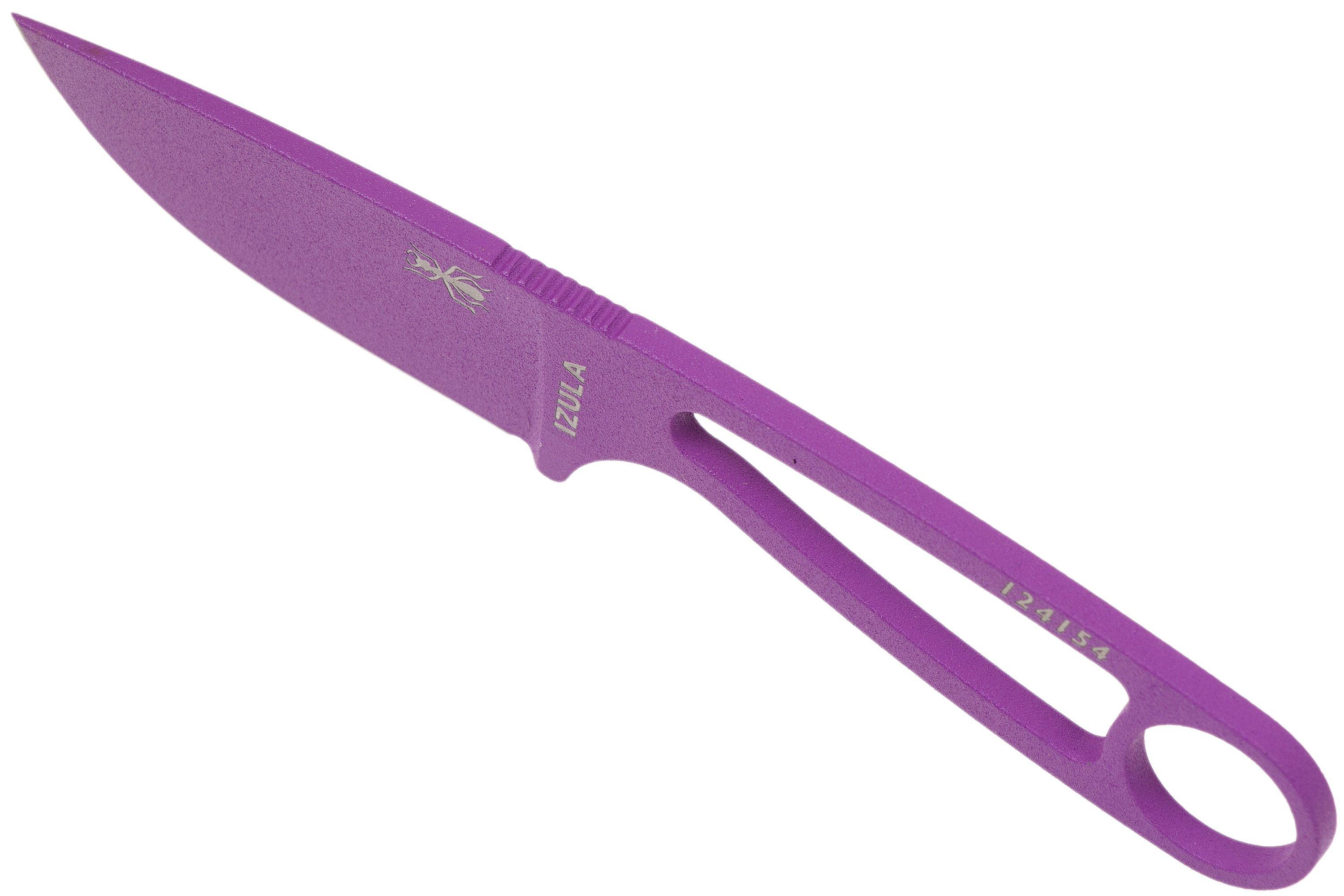 ESEE Izula Purple IZULA-PURP-KIT, conjunto de sobrevivência com bainha ...