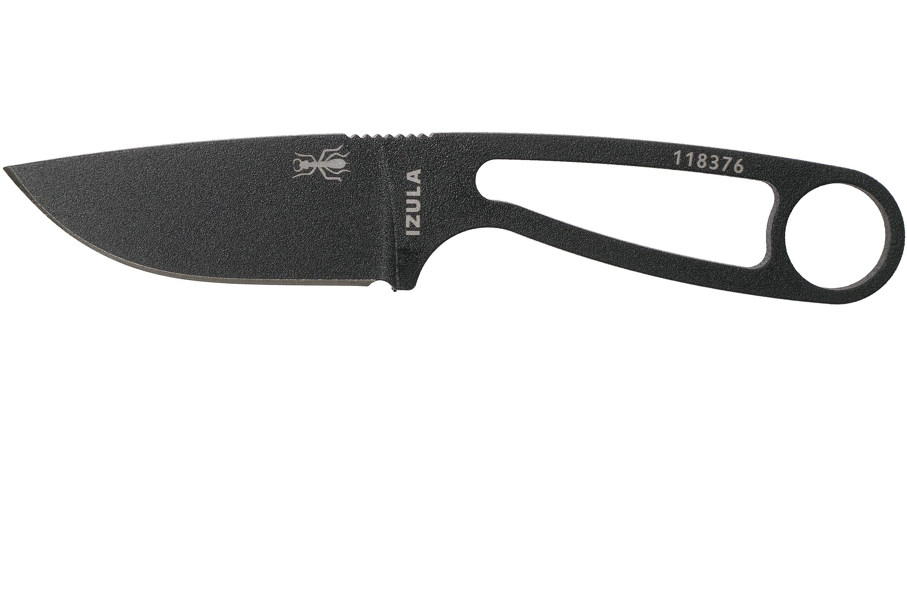 ESEE Izula Tactical Gunsmoke IZULA-TGK, survival kit with sheath and ...