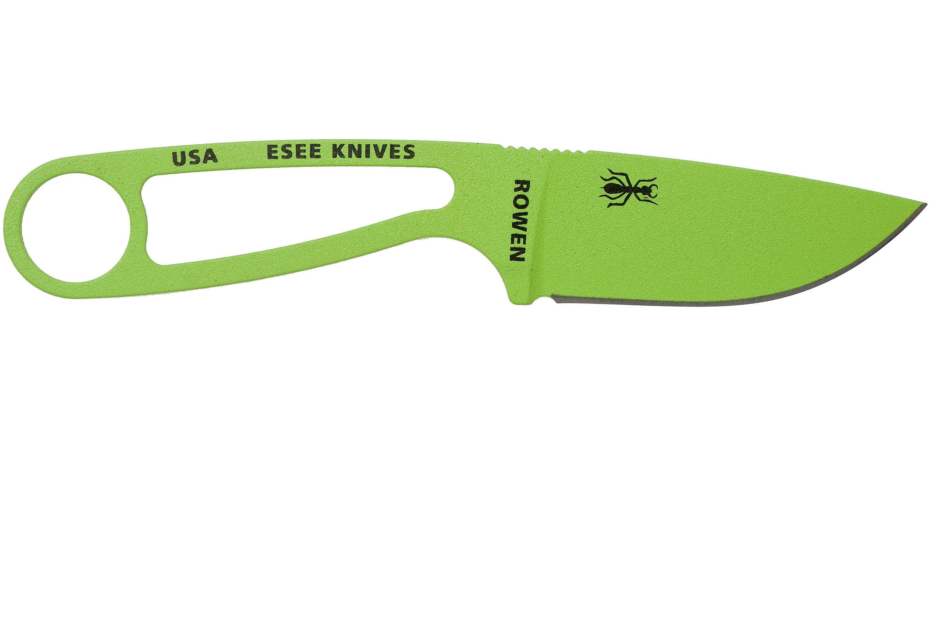 ESEE Izula Venom Green IZULA-VGKIT, survival kit with sheath and ...
