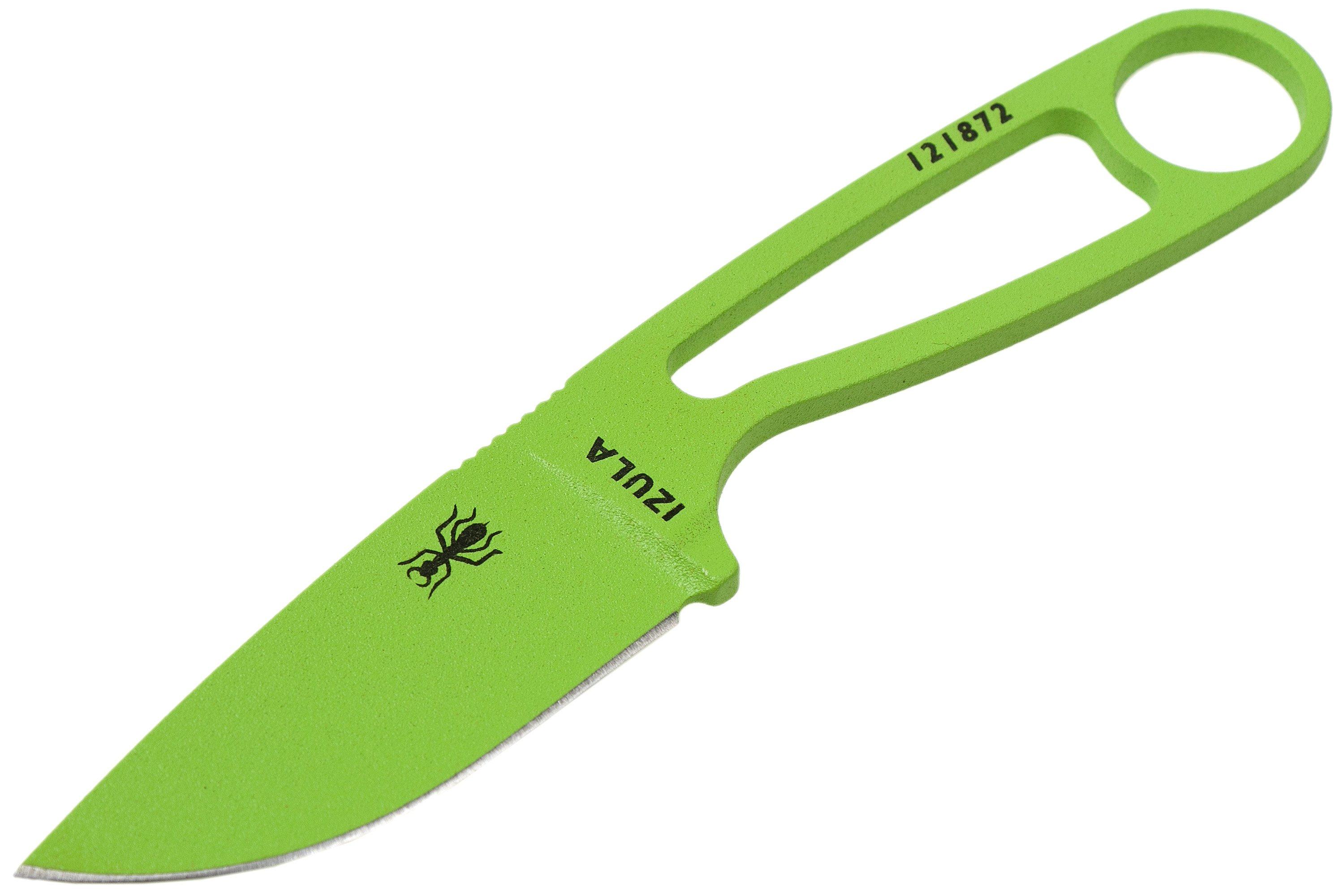 ESEE Izula Venom Green IZULA-VGKIT, survival kit with sheath and ...