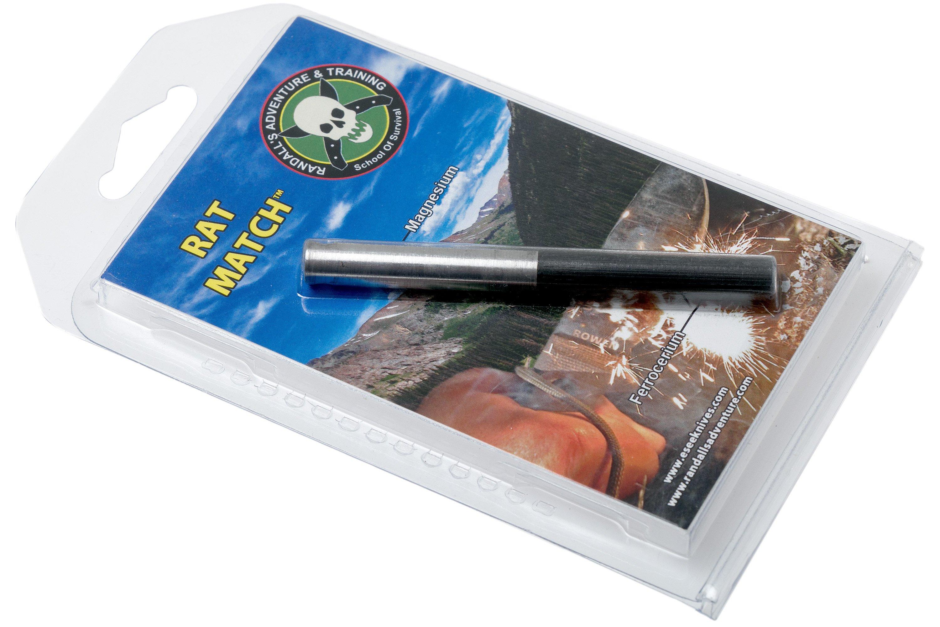 ESEE Rat Match Ferrocerium / Magnesium rod RAT-MATCH firesteel ...