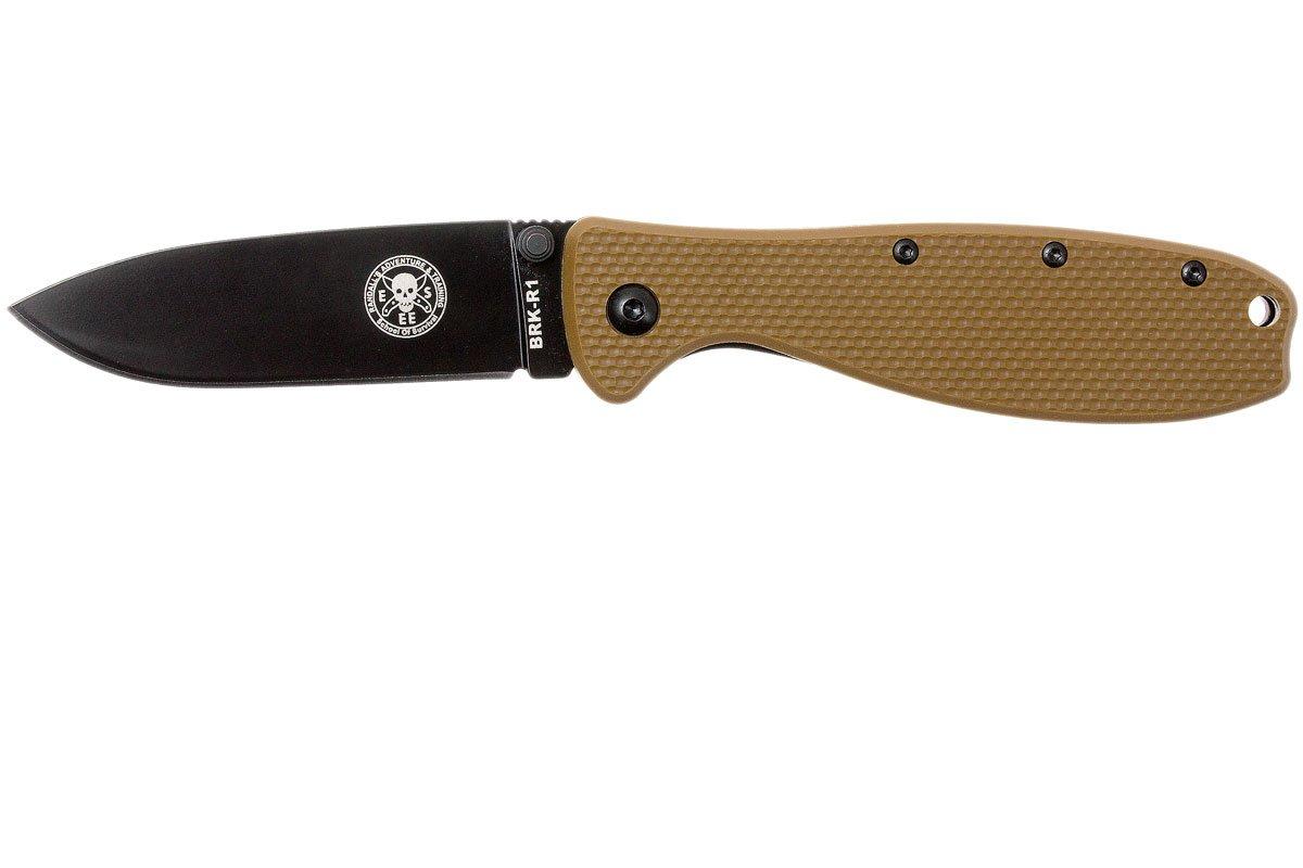 Esee Knives Zancudo D2 Coyote Brown Black Brkr2cbb Pocket Knife