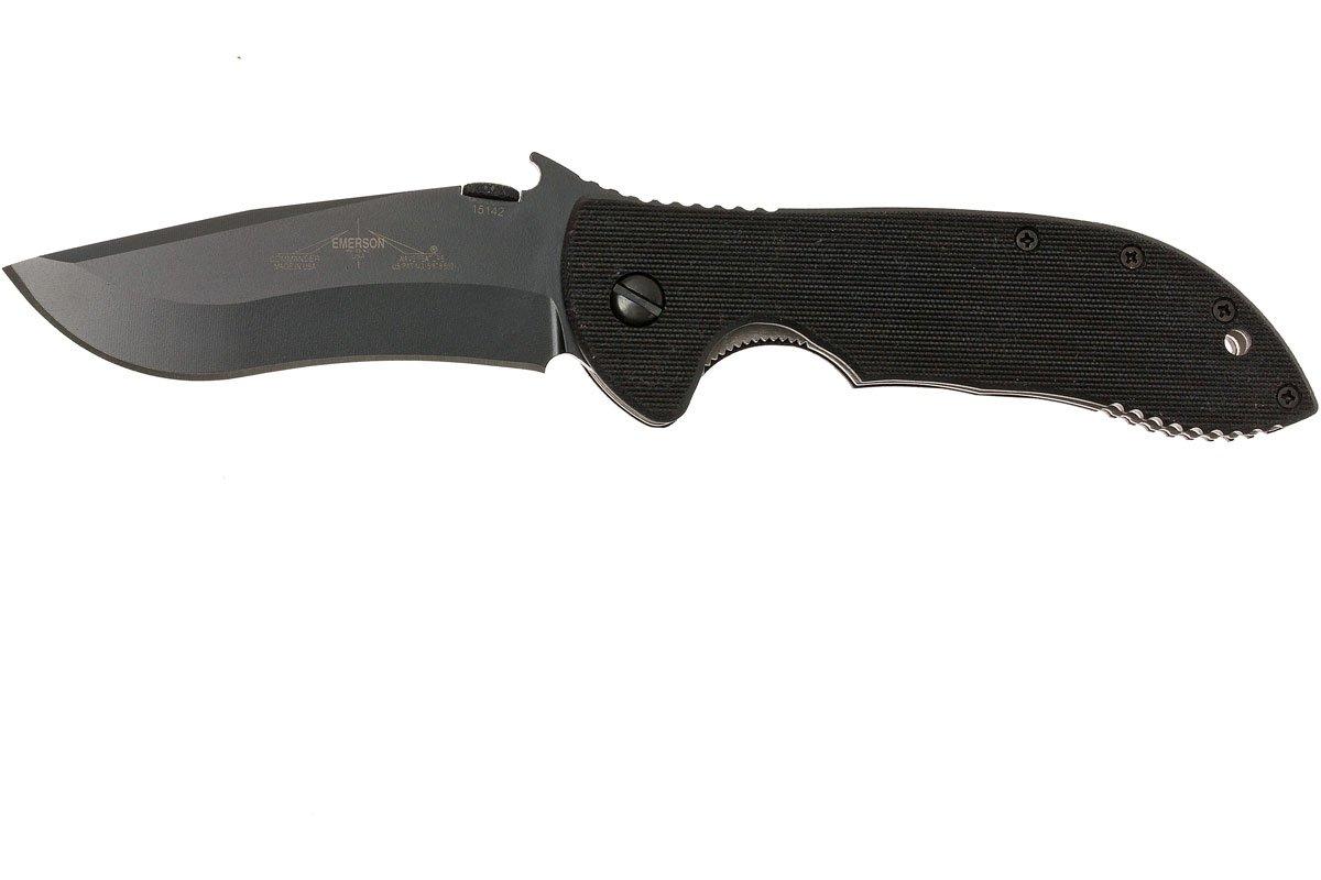 Emerson Commander BT plain edge, black | Advantageously shopping at ...