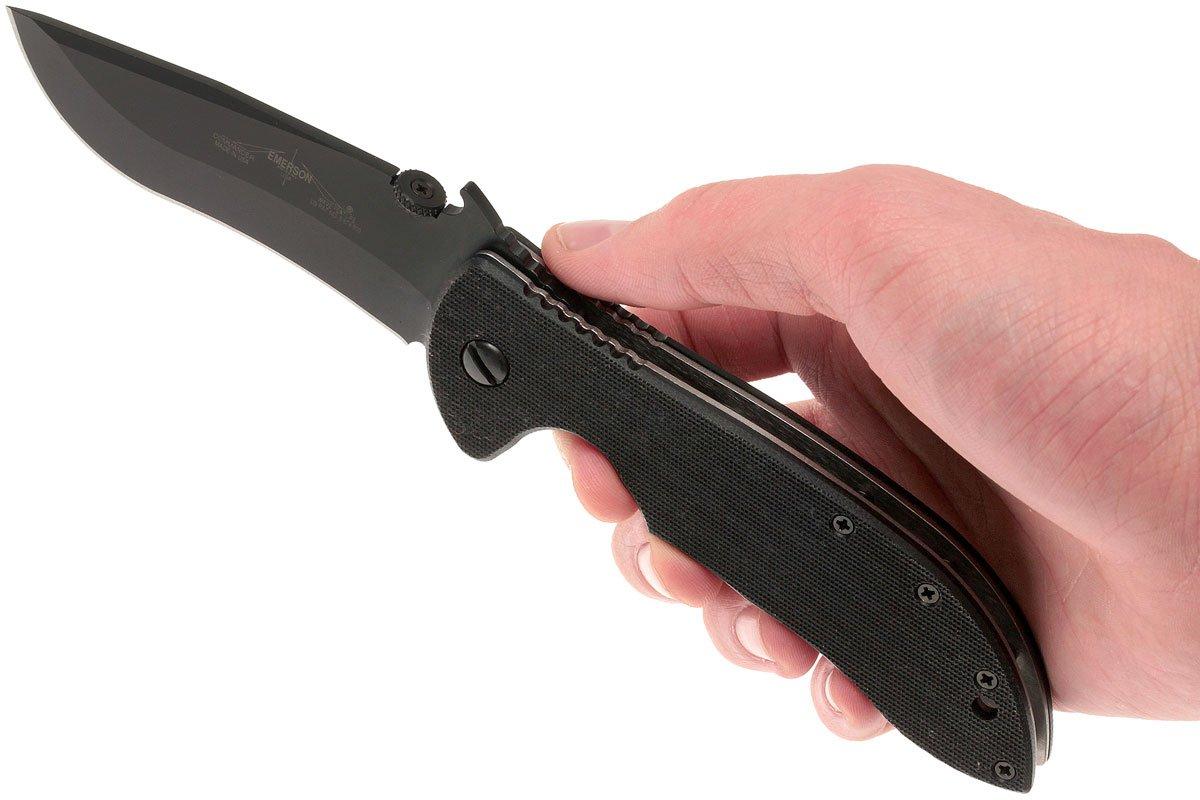 Emerson Commander BT plain edge, black | Advantageously shopping at ...