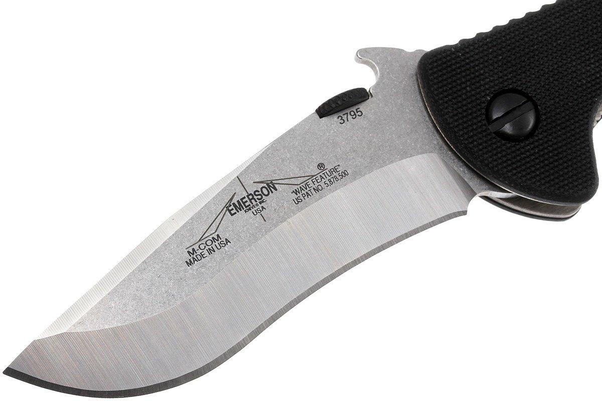 Emerson Mini Commander plain edge, stonewashed | Advantageously ...