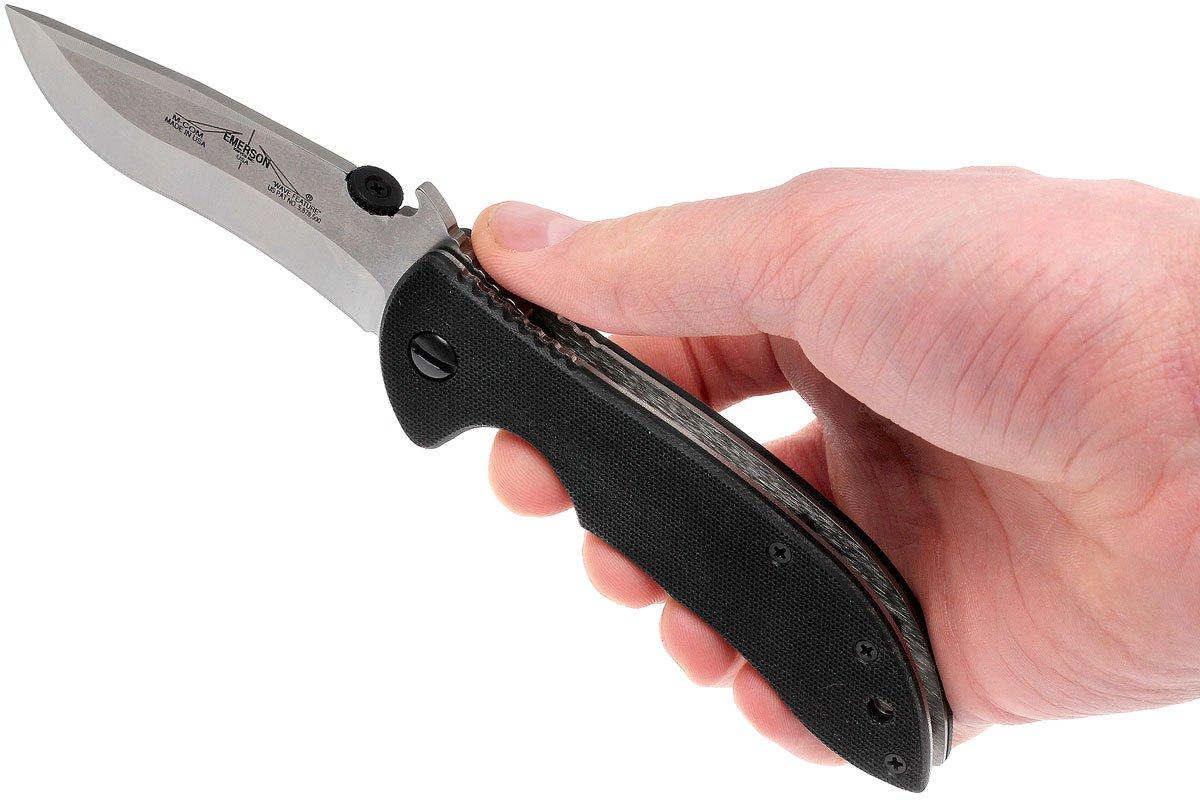 Emerson Mini Commander plain edge, stonewashed | Advantageously ...